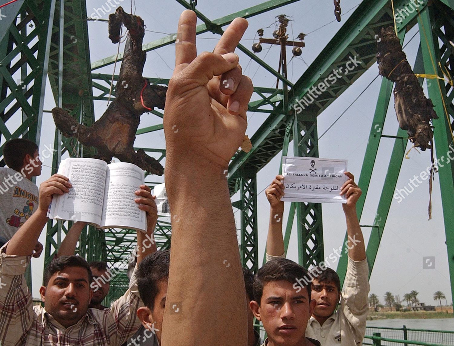 Iraqis Falluja Attach Mutilated Dead Body Editorial Stock Photo - Stock ...