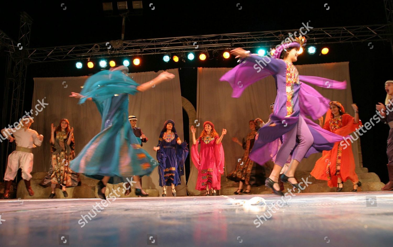 People Dance On Stage During First Editorial Stock Photo - Stock Image ...