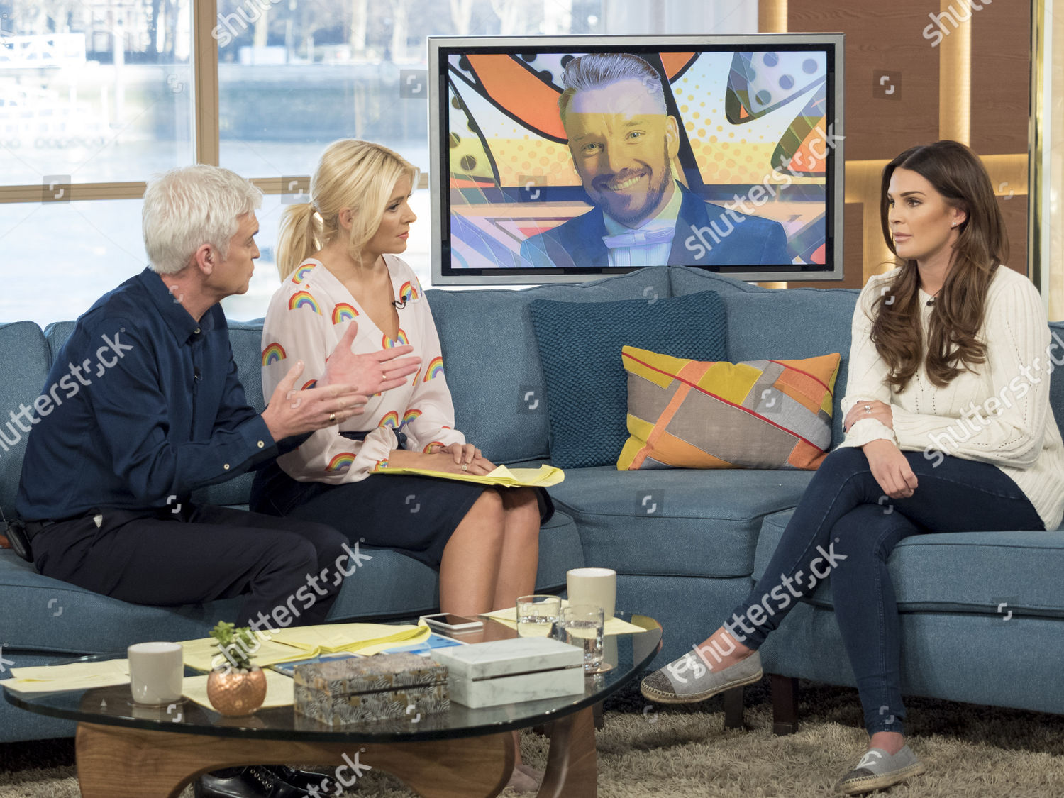 Phillip Schofield Holly Willoughby Danielle Lloyd Editorial Stock Photo ...