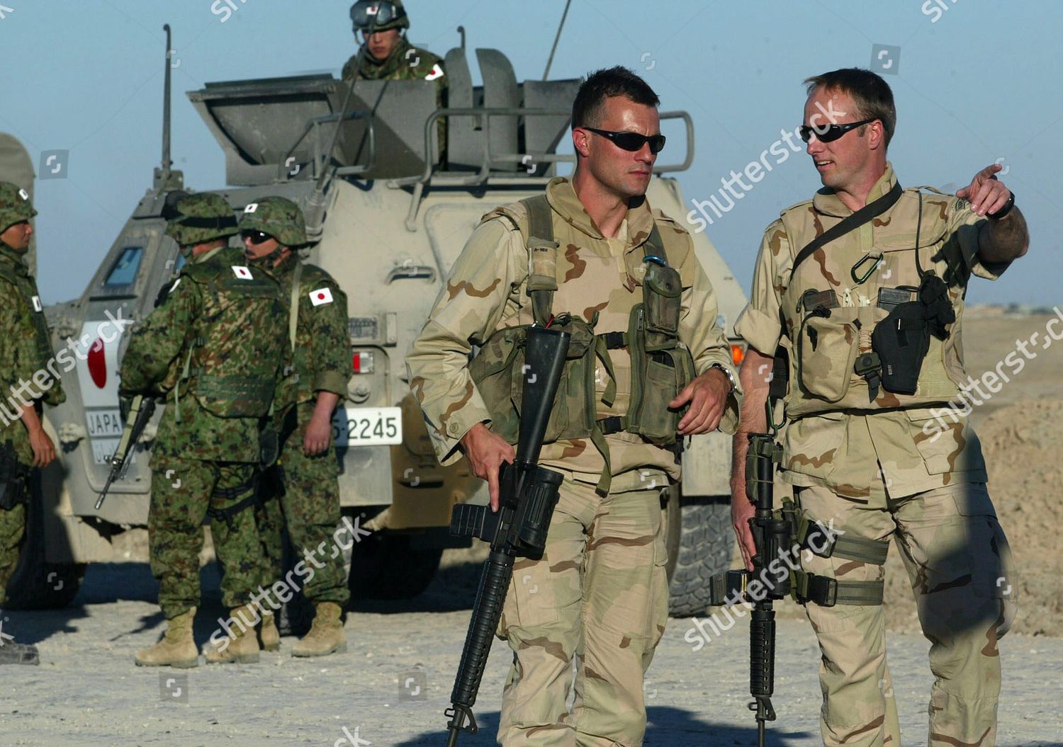 Dutch Soldiers Gesture Front Group Japanese Editorial Stock Photo ...