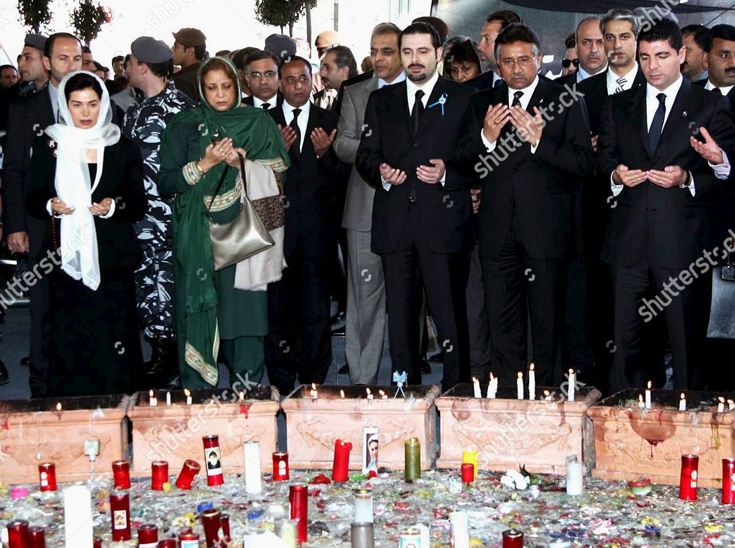 Family Late Former Lebanese Premier Rafiq Editorial Stock Photo - Stock ...