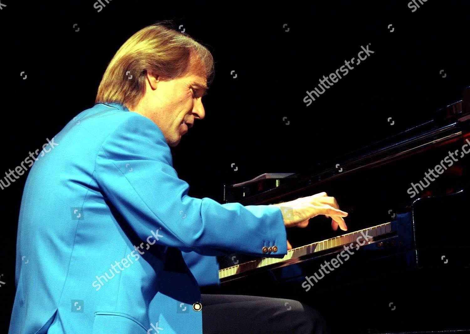 American Romantic Pianist Richard Clayderman Performs Editorial Stock ...