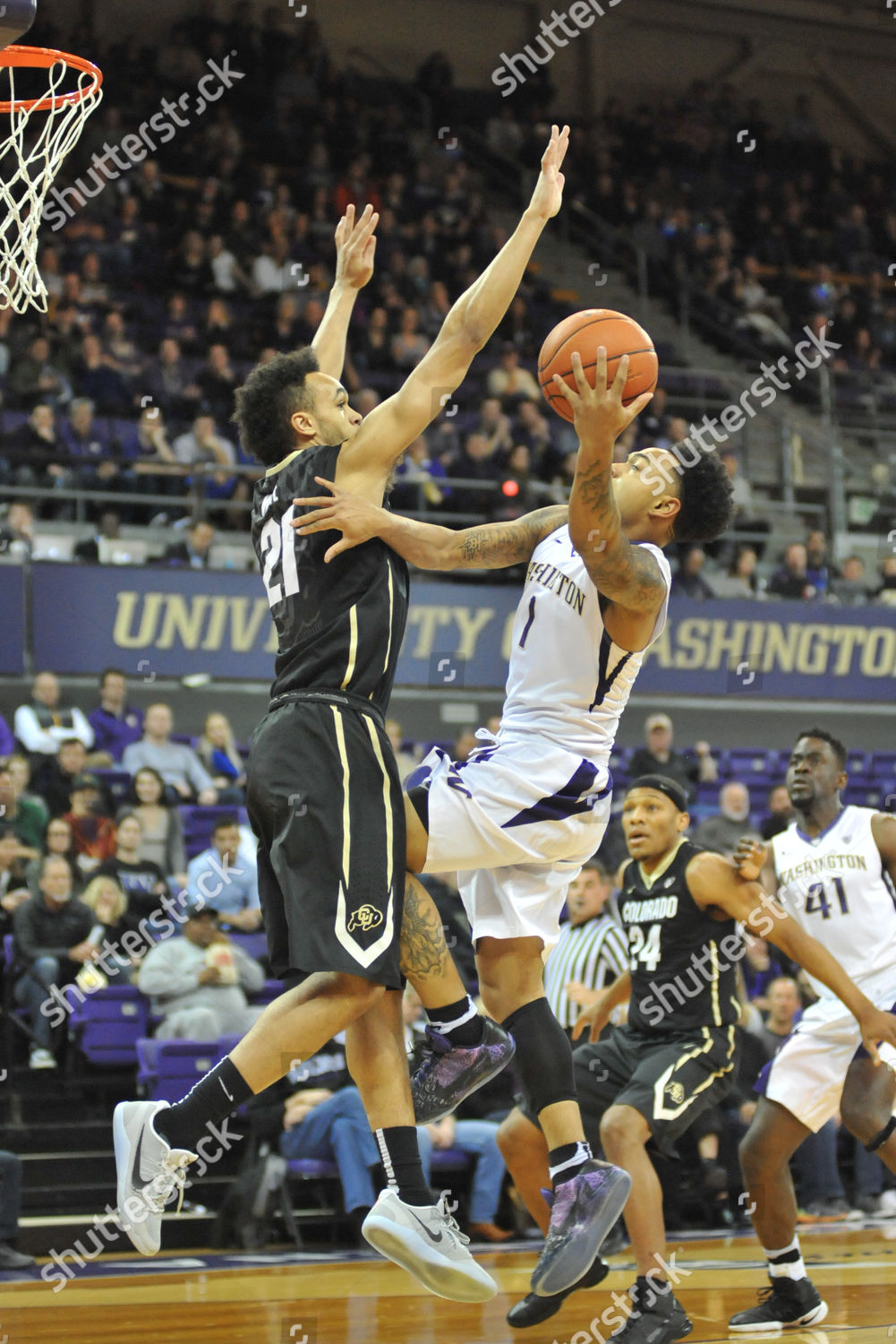 Uw Point Guard David Crisp 1 Editorial Stock Photo - Stock Image ...