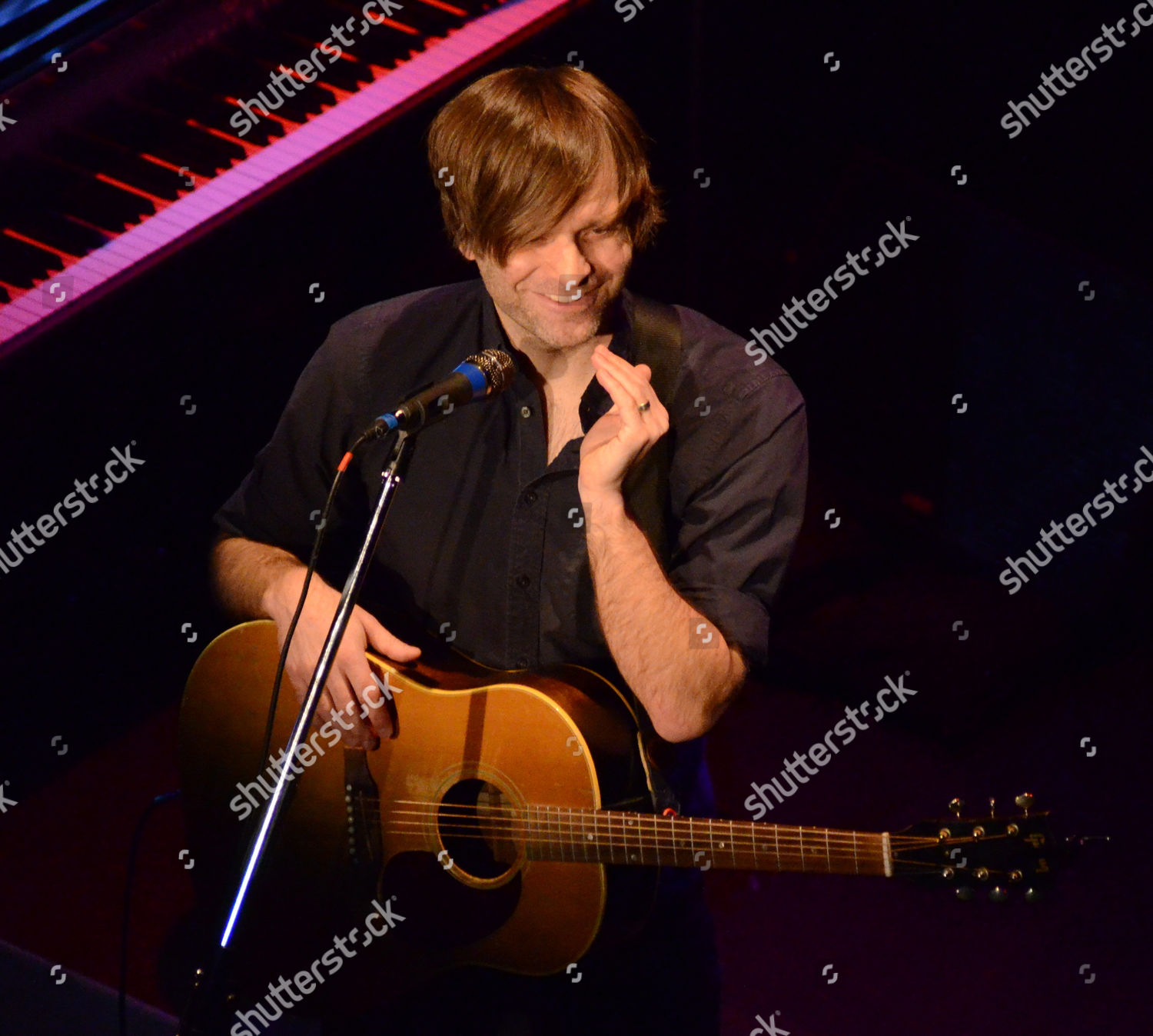 Singer Songwriter Benjamin Gibbard Performs Pabst Editorial Stock Photo ...