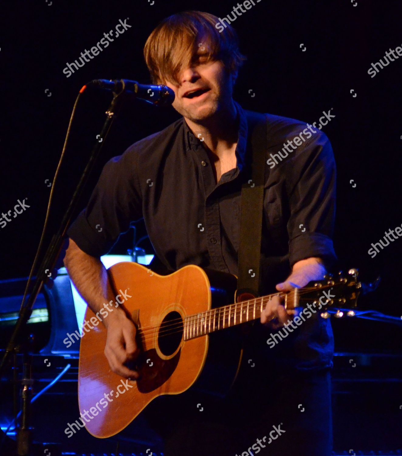 Singer Songwriter Benjamin Gibbard Performs Pabst Editorial Stock Photo ...