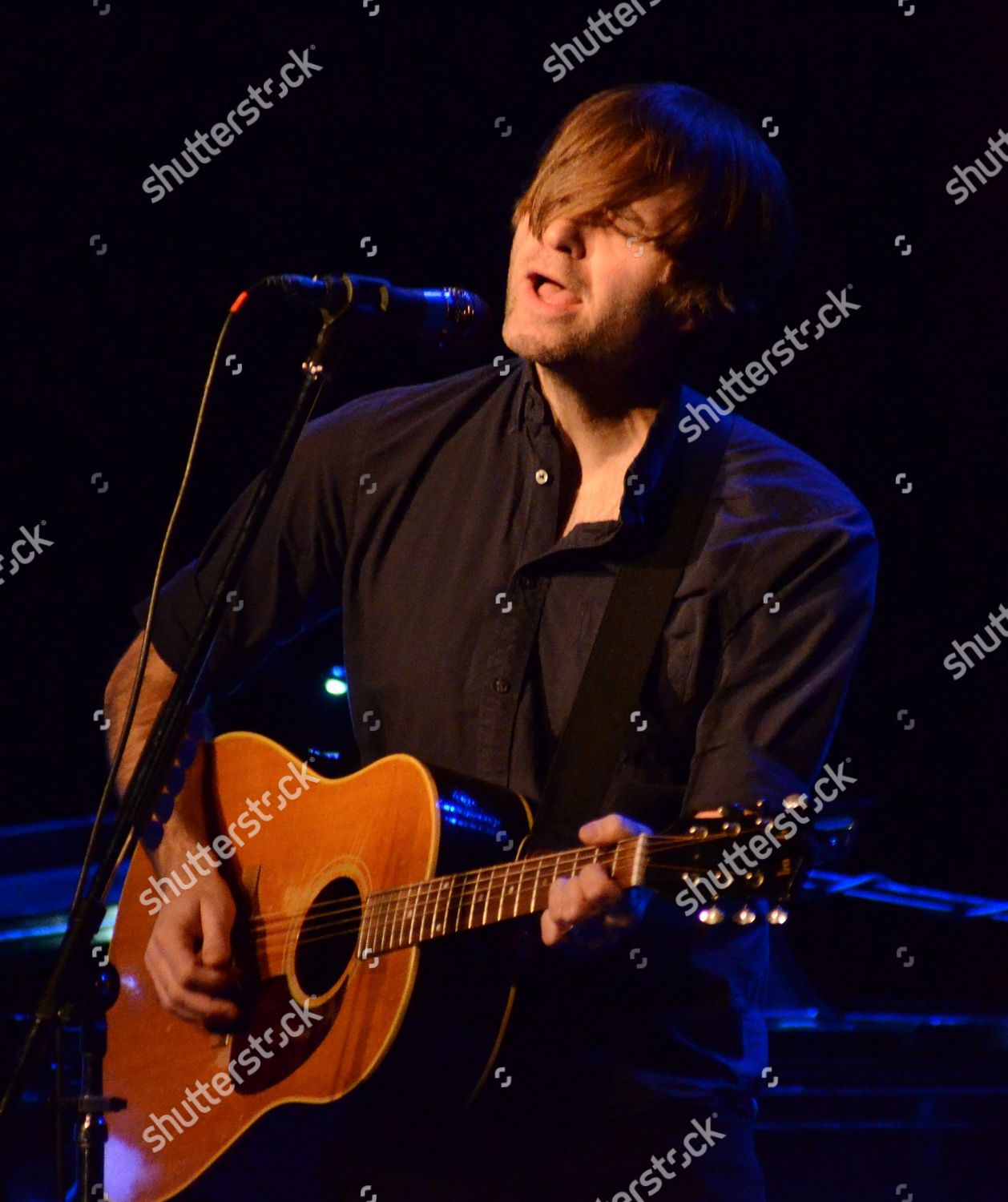 Singer Songwriter Benjamin Gibbard Performs Pabst Editorial Stock Photo ...
