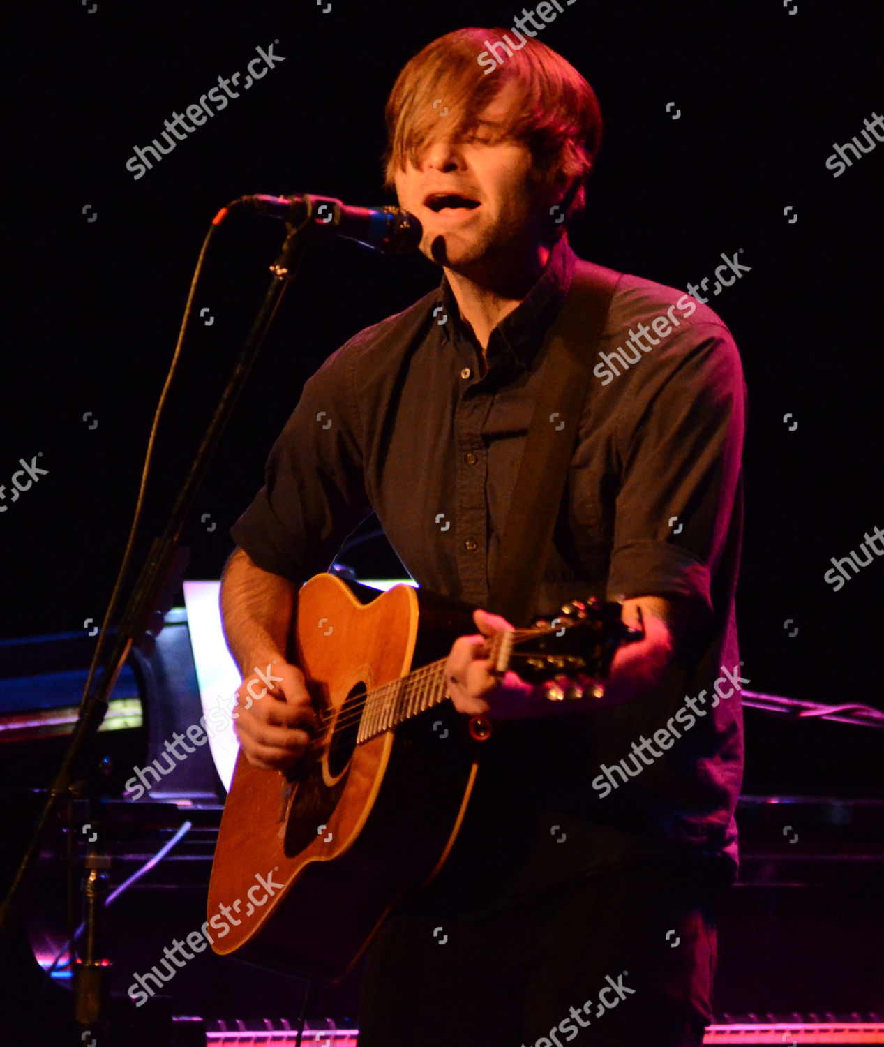 Singer Songwriter Benjamin Gibbard Performs Pabst Editorial Stock Photo ...