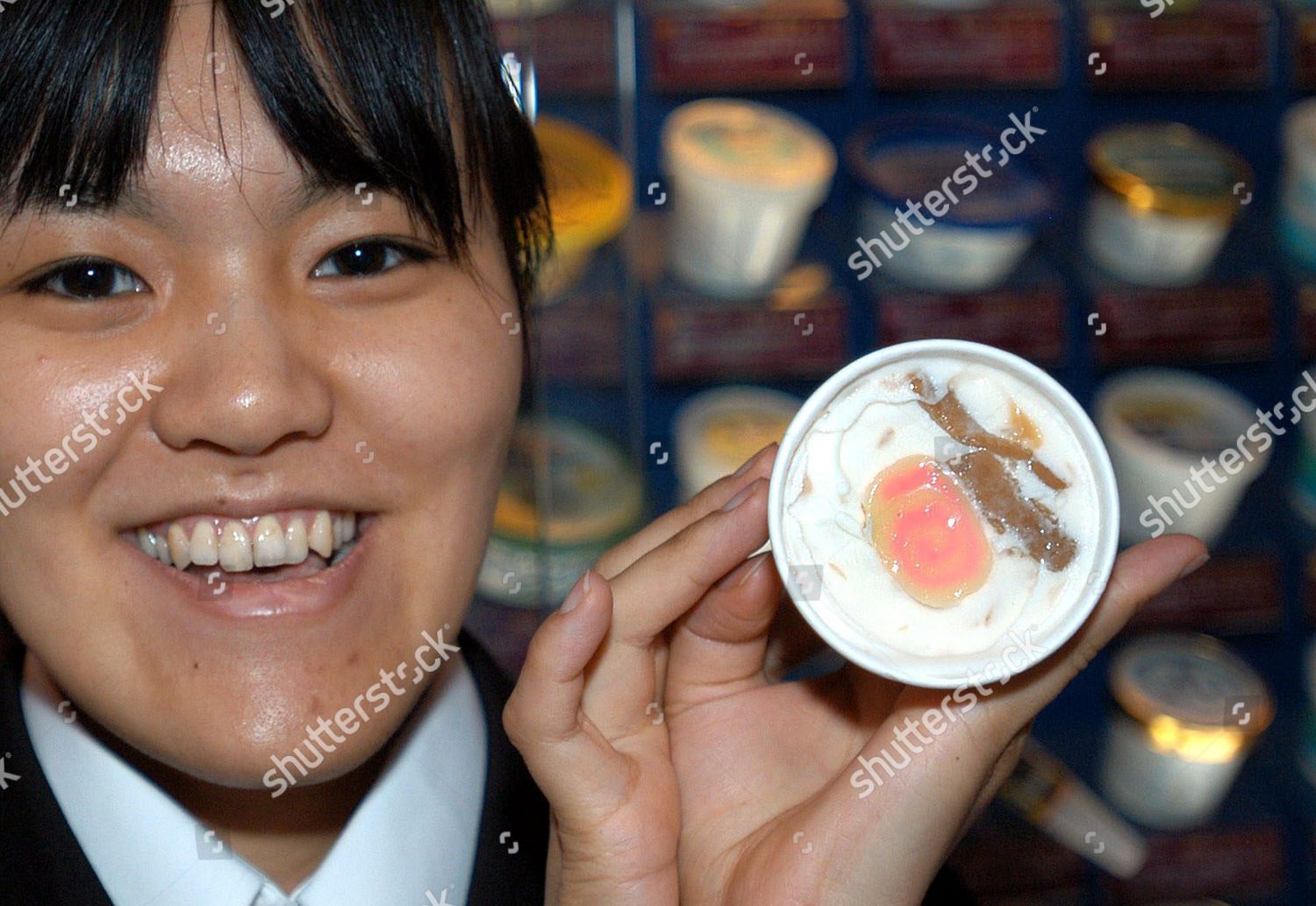 Shop Assistant Holds Japanese Style Chinese Editorial Stock Photo ...