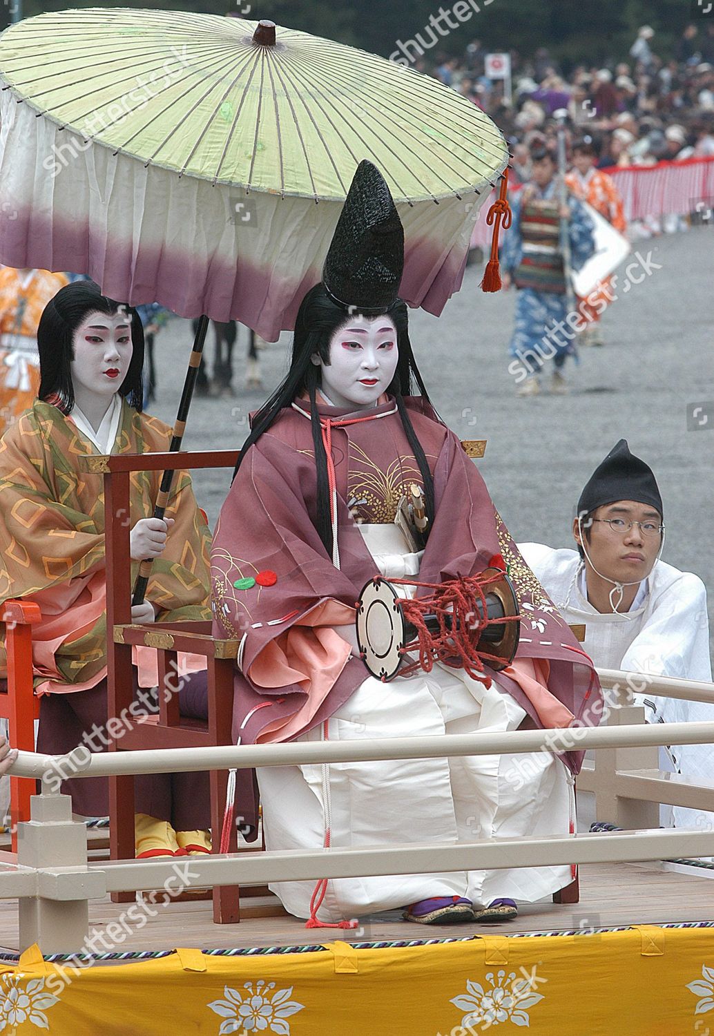 Ancient Japanese Royalty Parading Annual Jidai Editorial Stock Photo ...