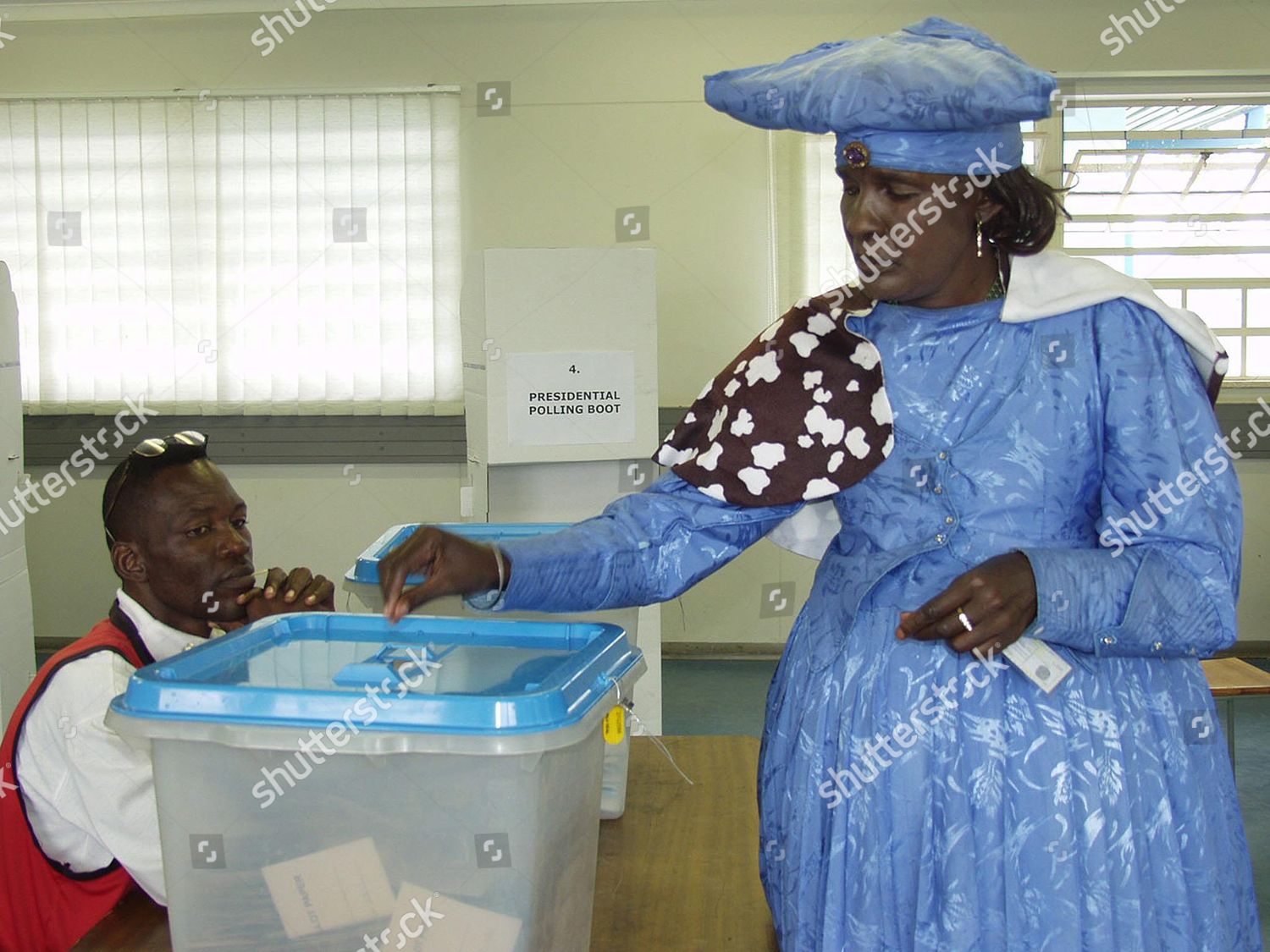 Hereo Lady Polling Station Council Churches Editorial Stock Photo ...
