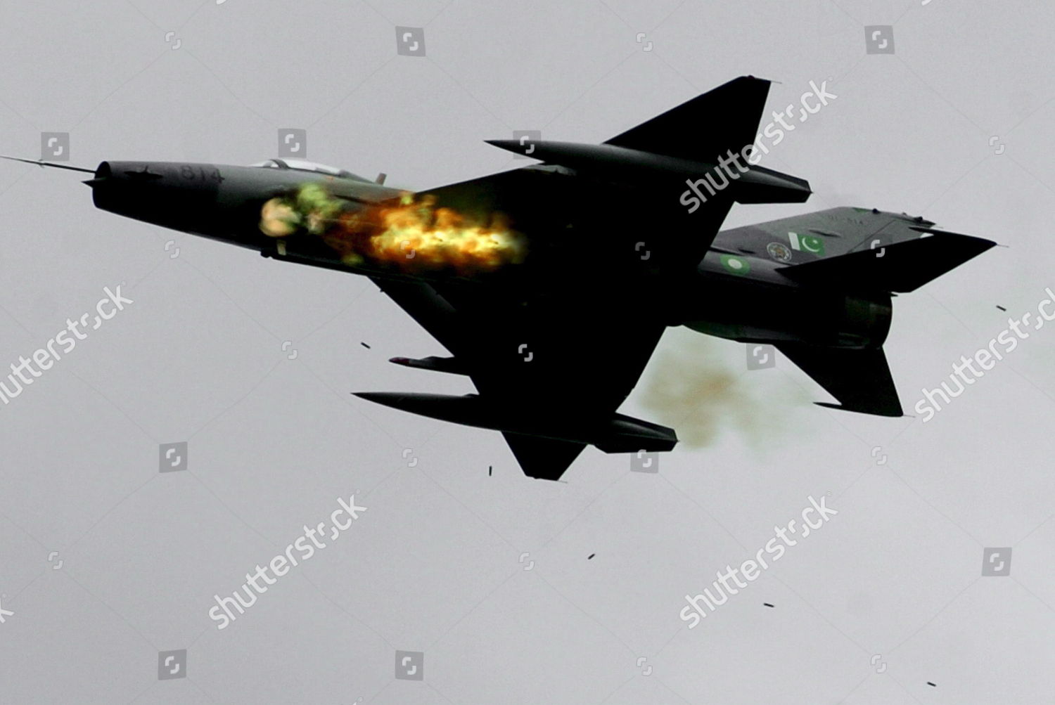 Pakistani Air Force Paf F7pg Aircraft Editorial Stock Photo - Stock ...