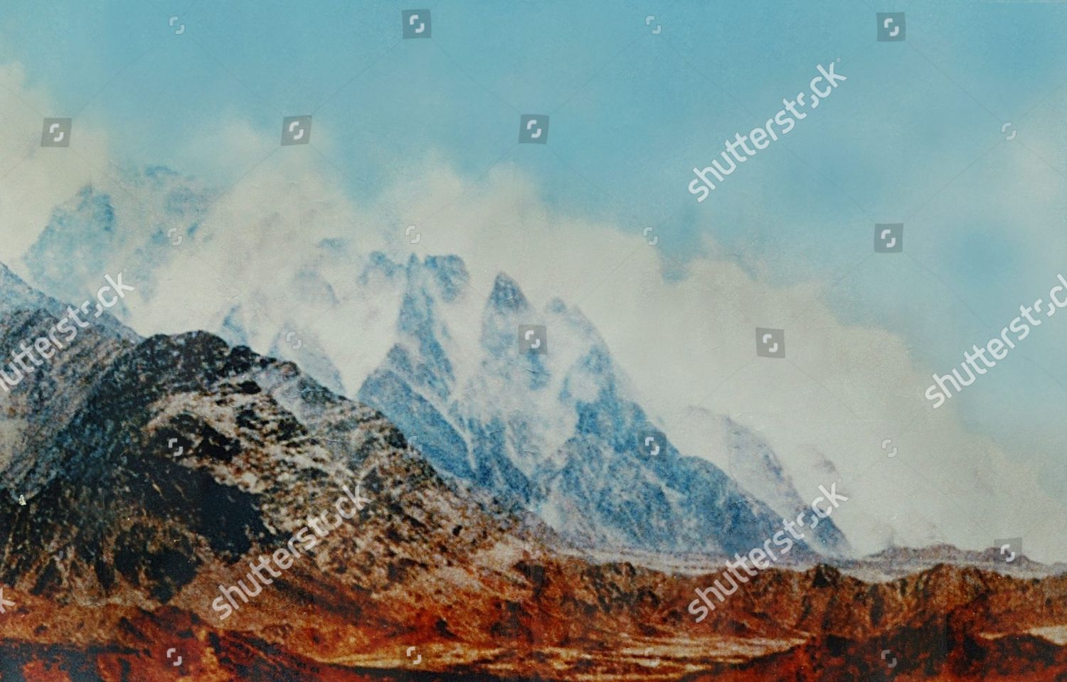 General View Over Chagai Hills During Editorial Stock Photo - Stock ...