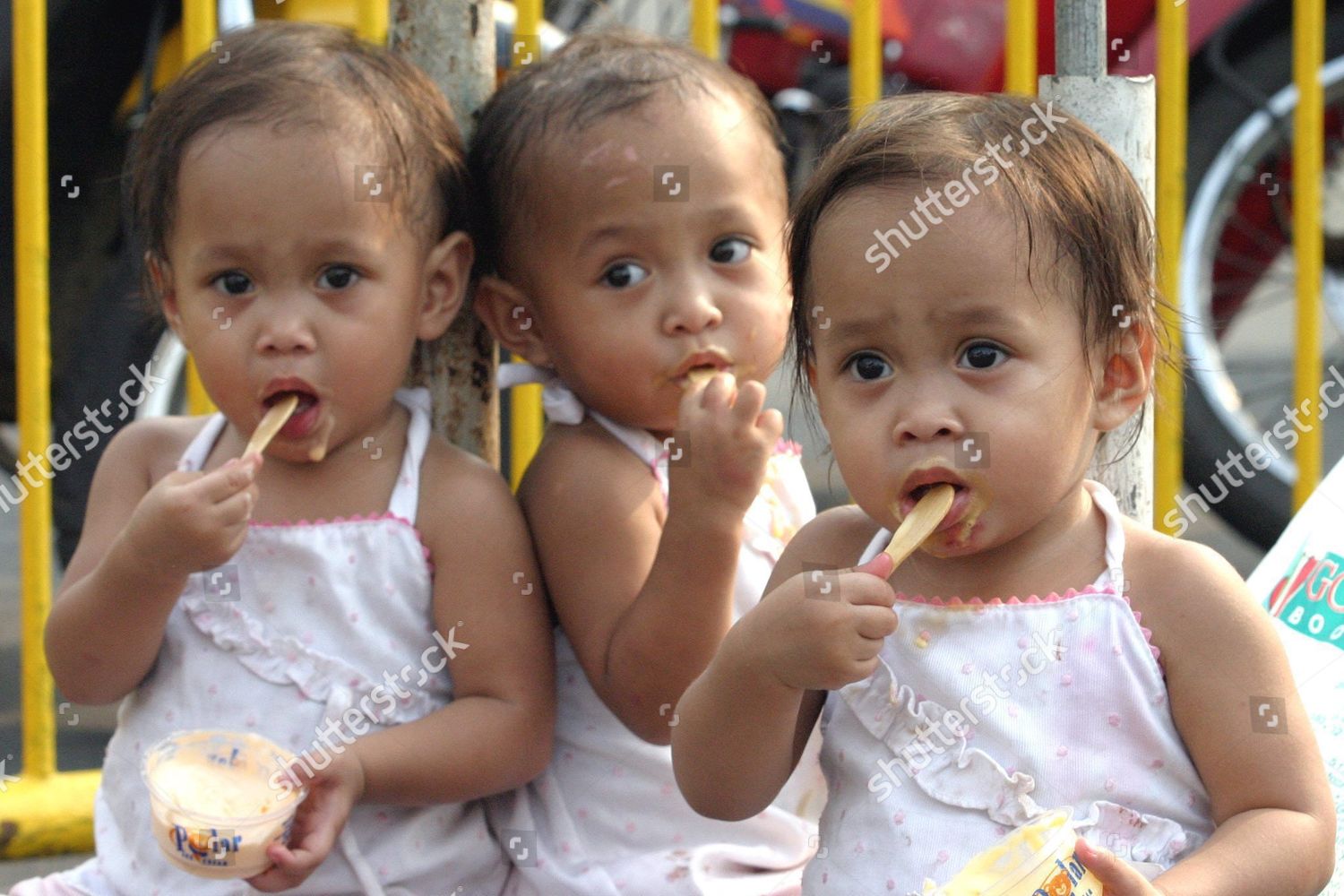 Female Triplets Rosario Rosemarie Rosalinda Left Editorial Stock Photo ...