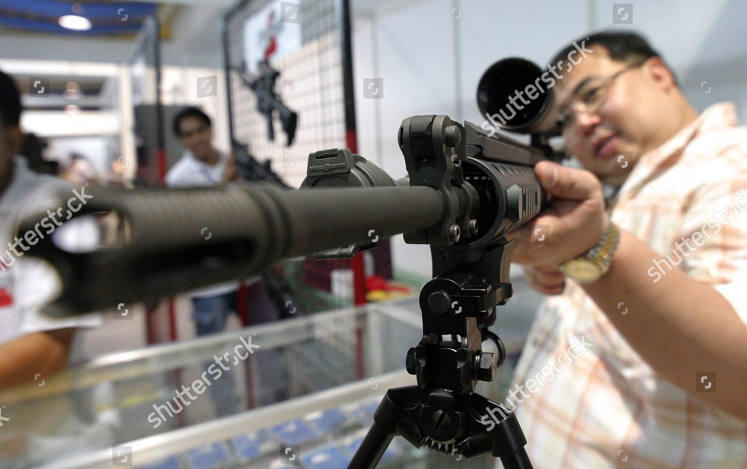 Filipino Gun Dealer Show His Bull Editorial Stock Photo - Stock Image ...