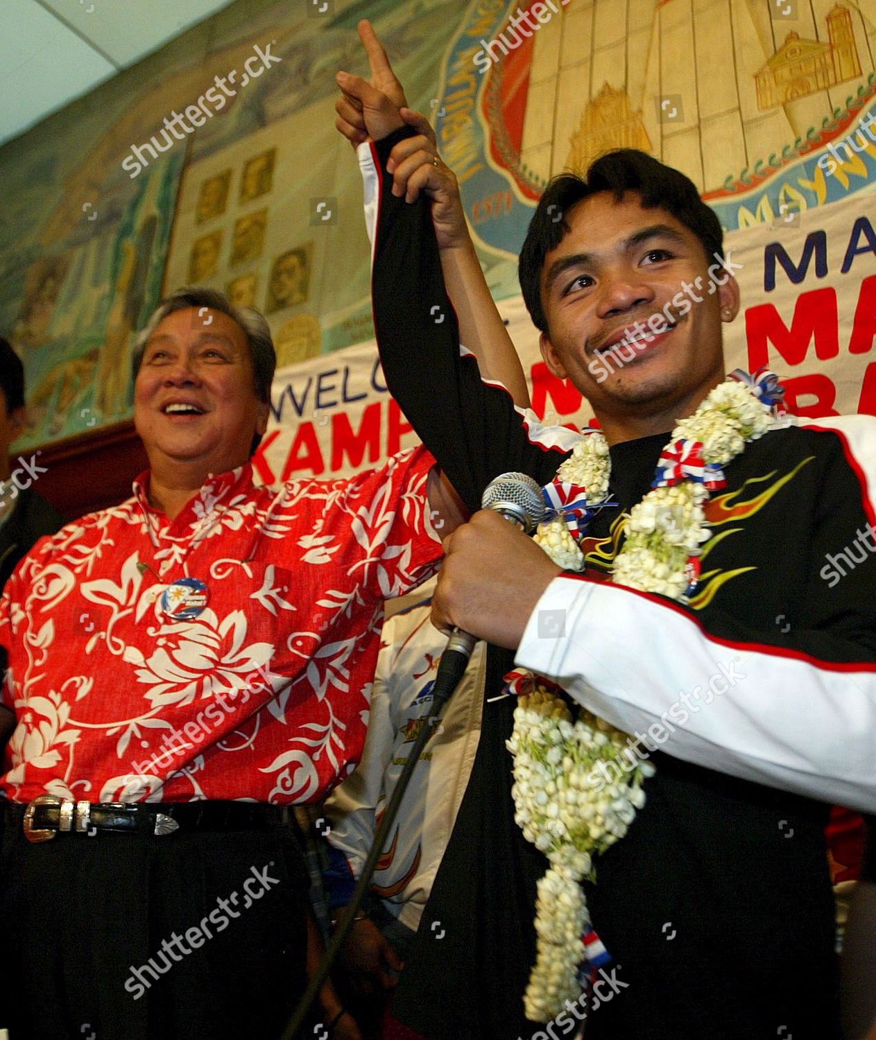 Manila Mayor Lito Atienza Raise Hand Editorial Stock Photo - Stock ...