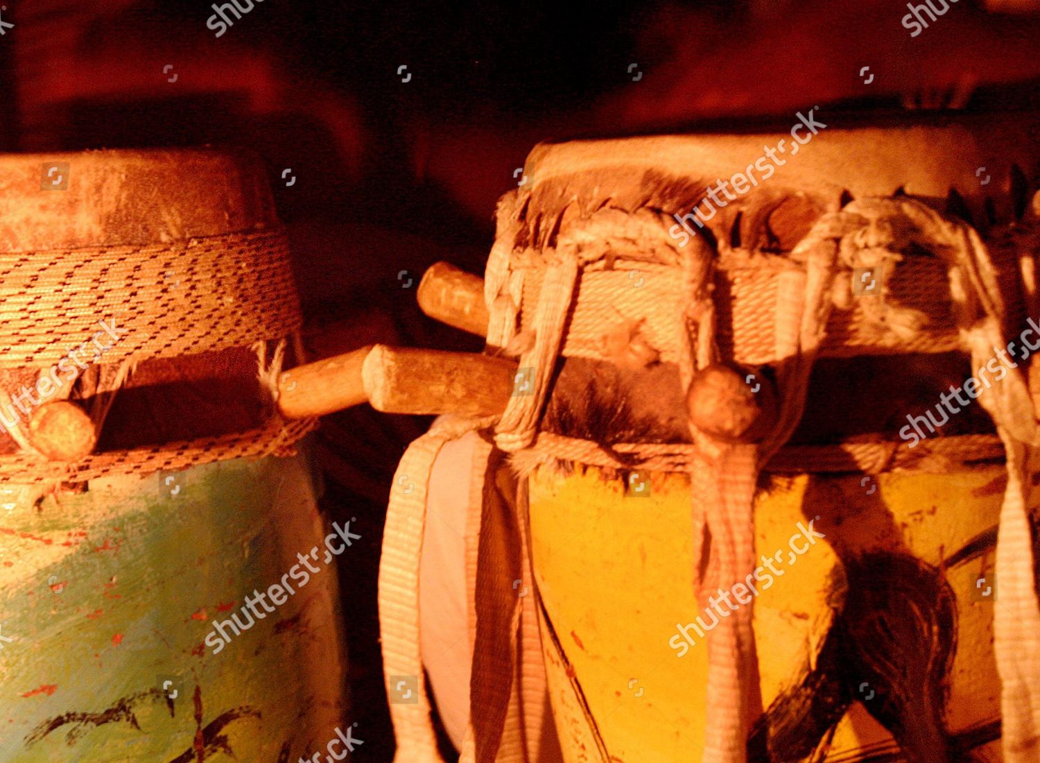 Senegalese Sabar Drummer Lat Kayre Plays Editorial Stock Photo - Stock ...
