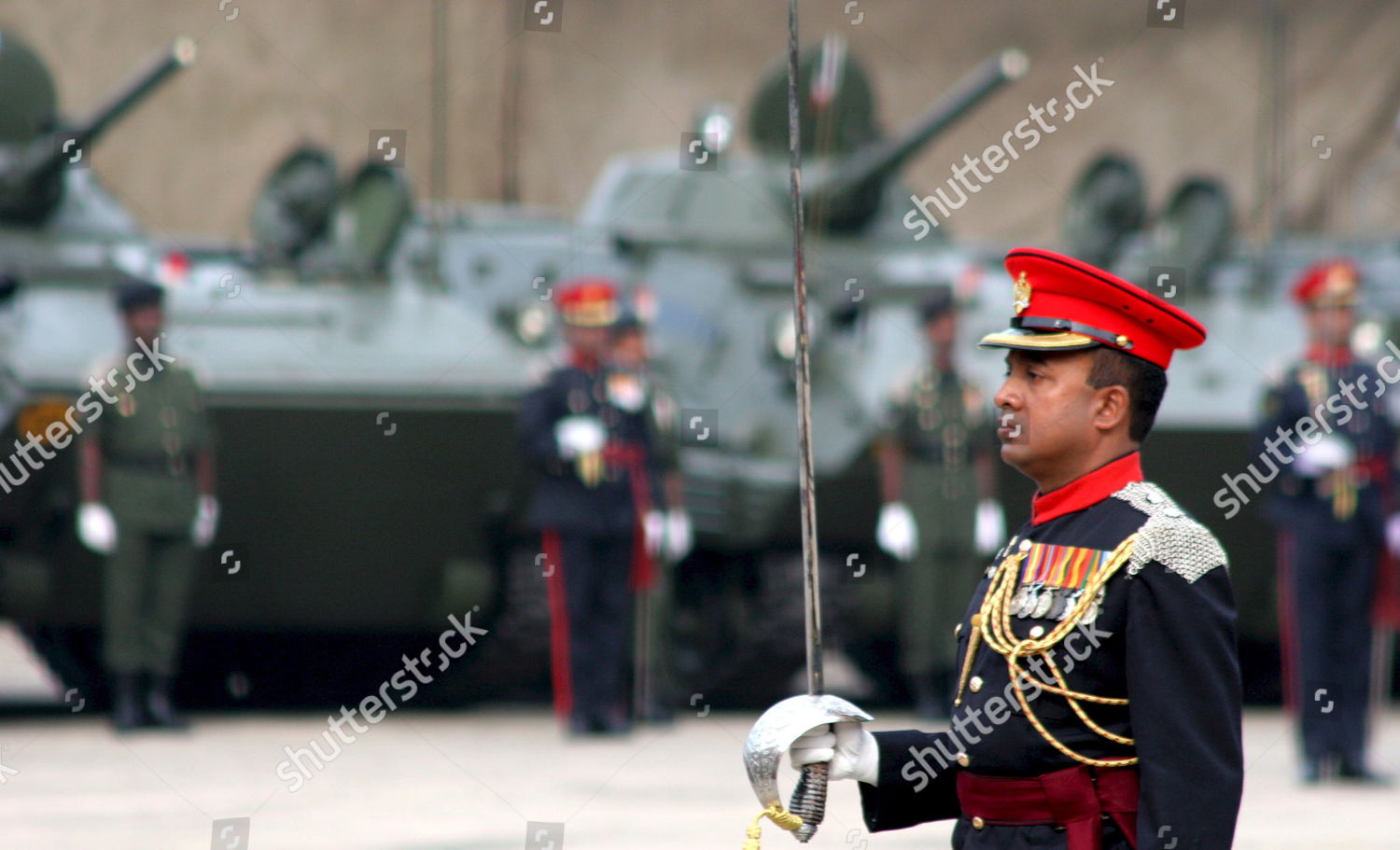 Officer Presenting Salute 50th Anniversary Celebrations Editorial Stock ...