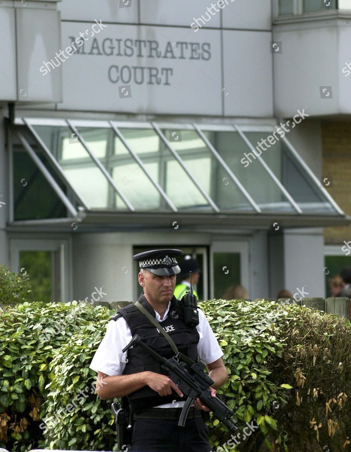 Armed Police Guard Belmarsh Magistrates Court Editorial Stock Photo ...