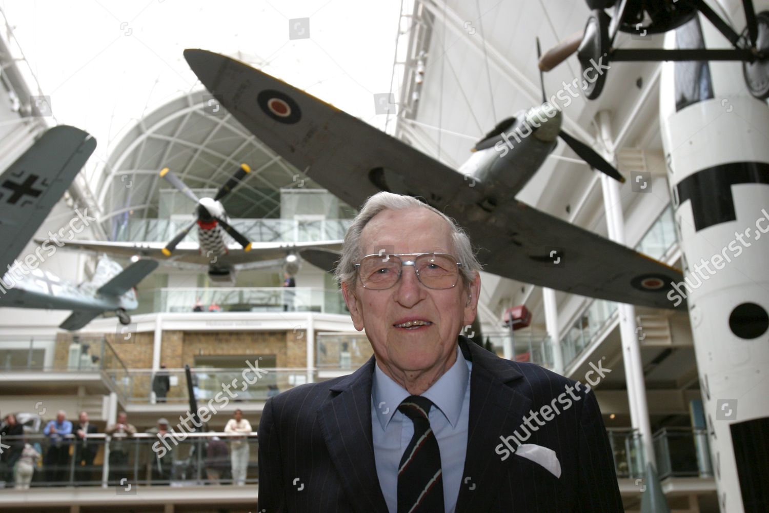 British Broadcaster Writer Raymond Baxter Stands Editorial Stock Photo ...