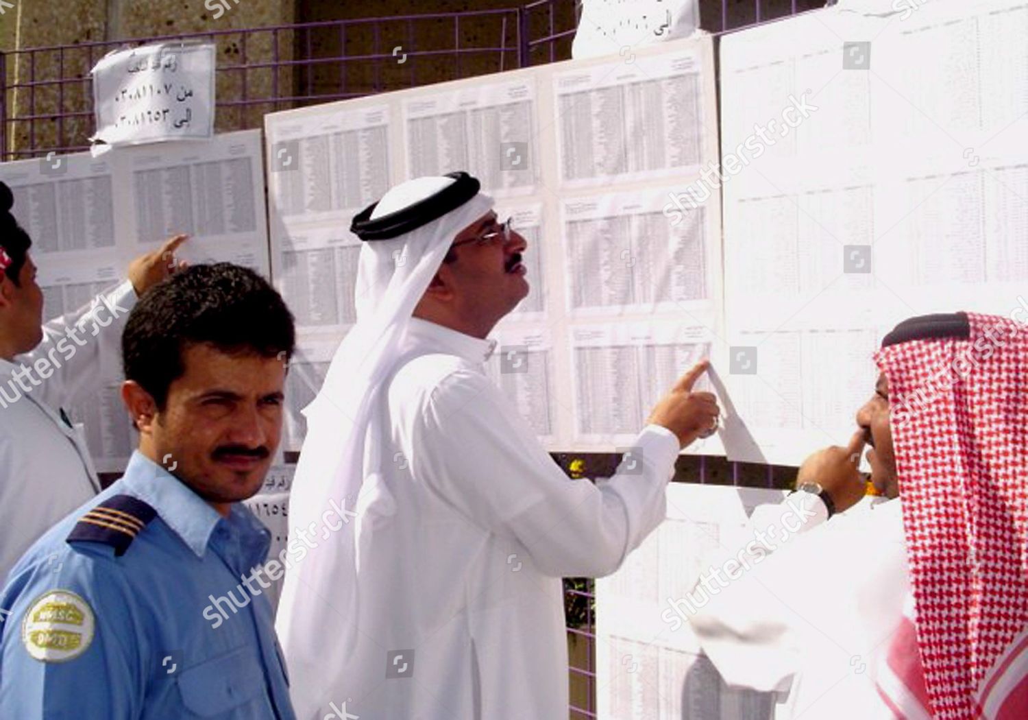 Saudi Arabian Voters Look List Candidates Editorial Stock Photo - Stock ...