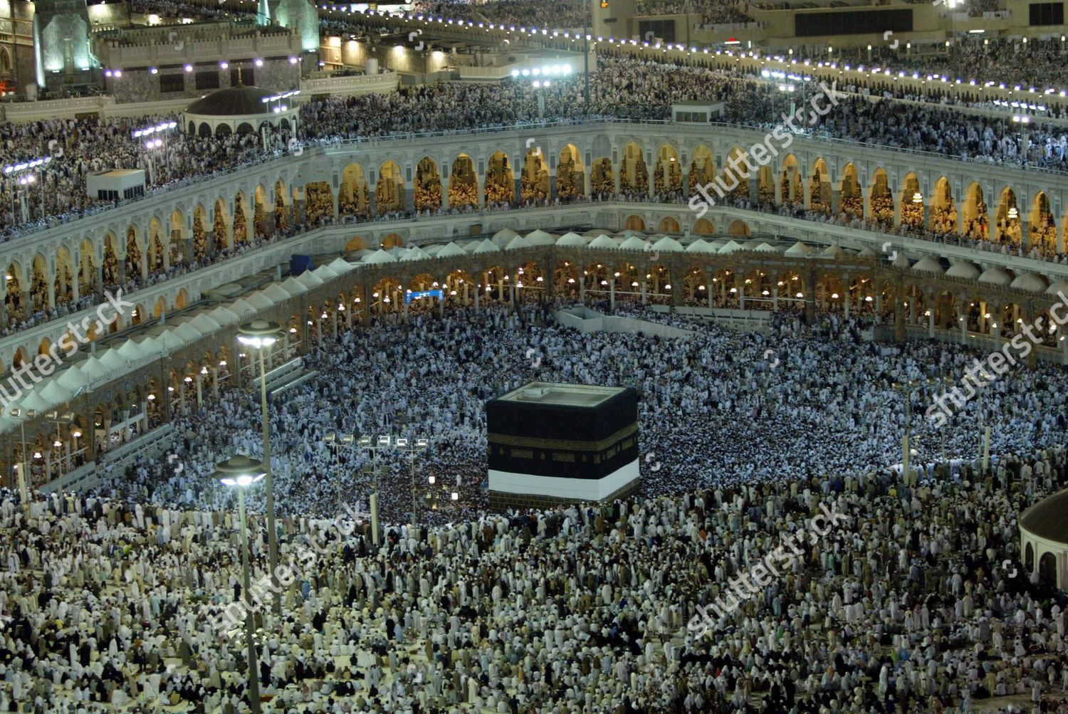 Pilgrims Circle Kabaa Great Mosque Islams Editorial Stock Photo - Stock ...
