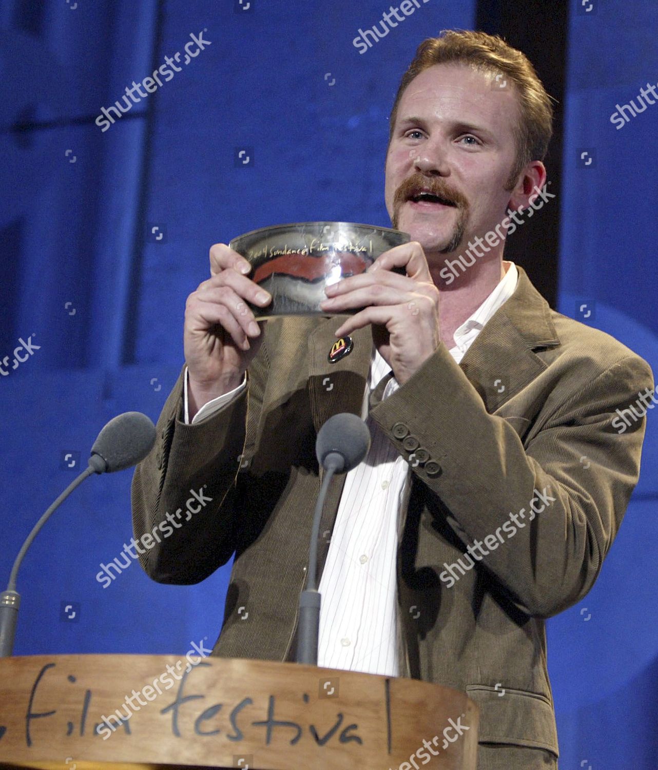 Us Director Morgan Spurlock Holds His Editorial Stock Photo - Stock ...