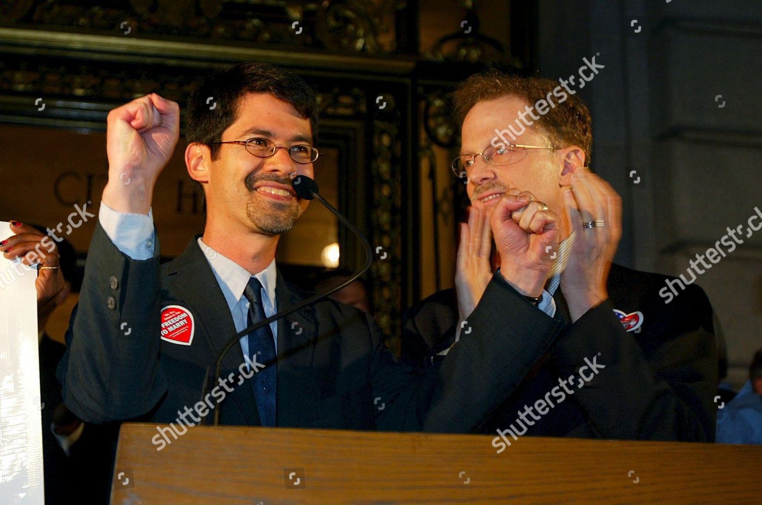 Stuart Gaffney His Partner John Lewis Editorial Stock Photo - Stock Image | Shutterstock