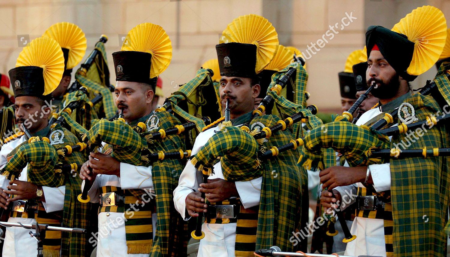 Indian Army Band Performs During Territorial Editorial Stock Photo ...