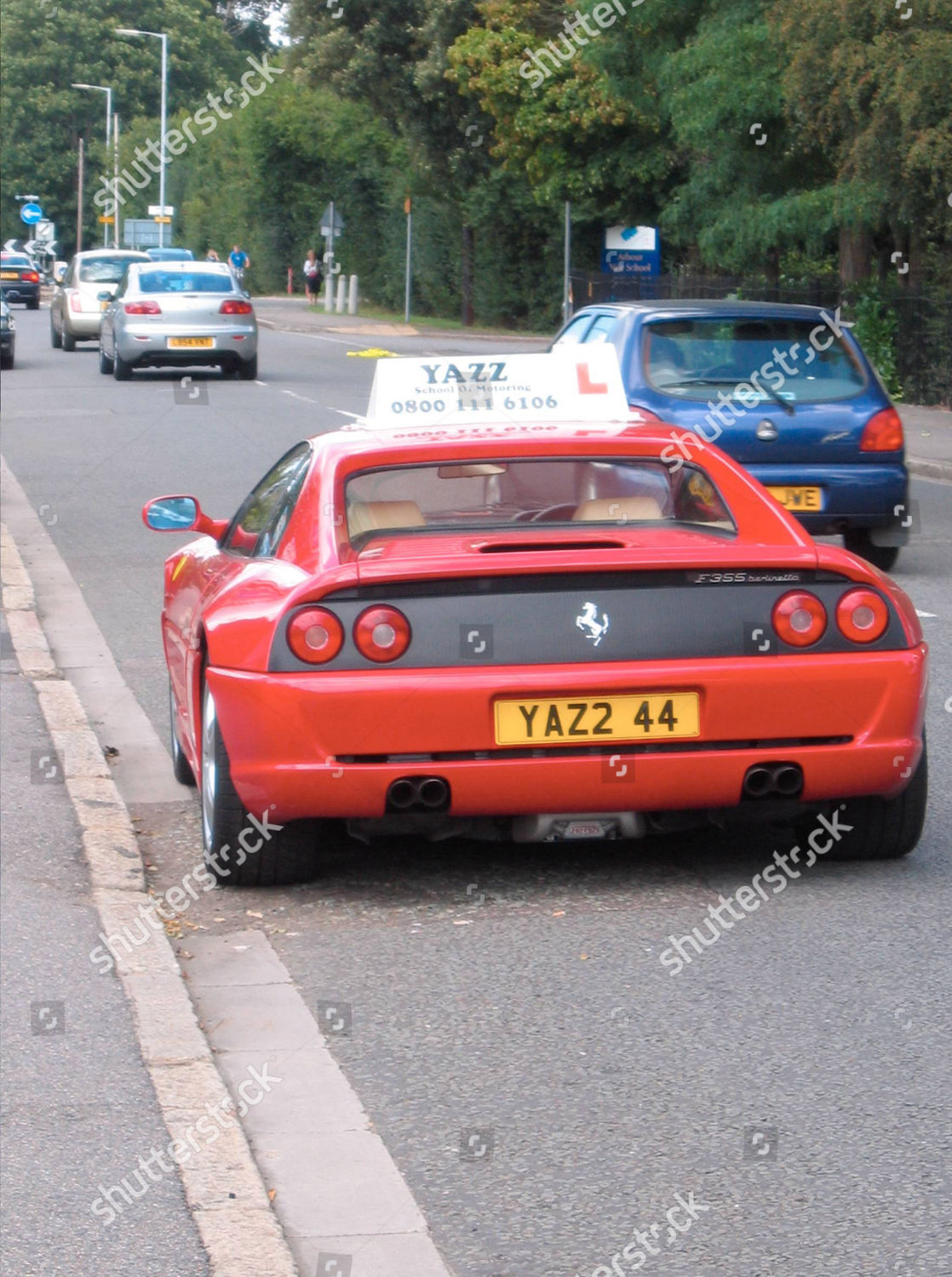 Ferrari 355 Gtb Car Learner Drivers Editorial Stock Photo - Stock Image ...