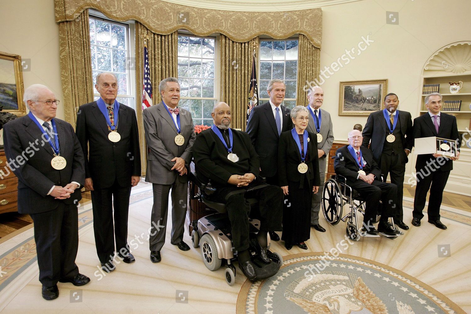 Us President George W Bush Awards Editorial Stock Photo - Stock Image ...