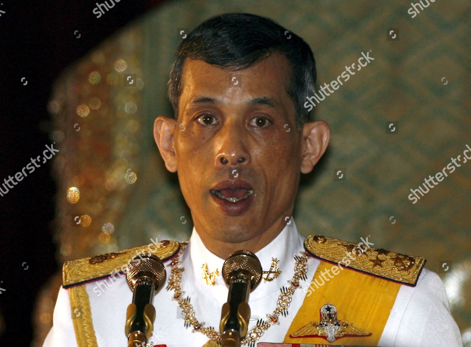 Thai Crown Prince Maha Vajiralongkorn Reads Editorial Stock Photo ...