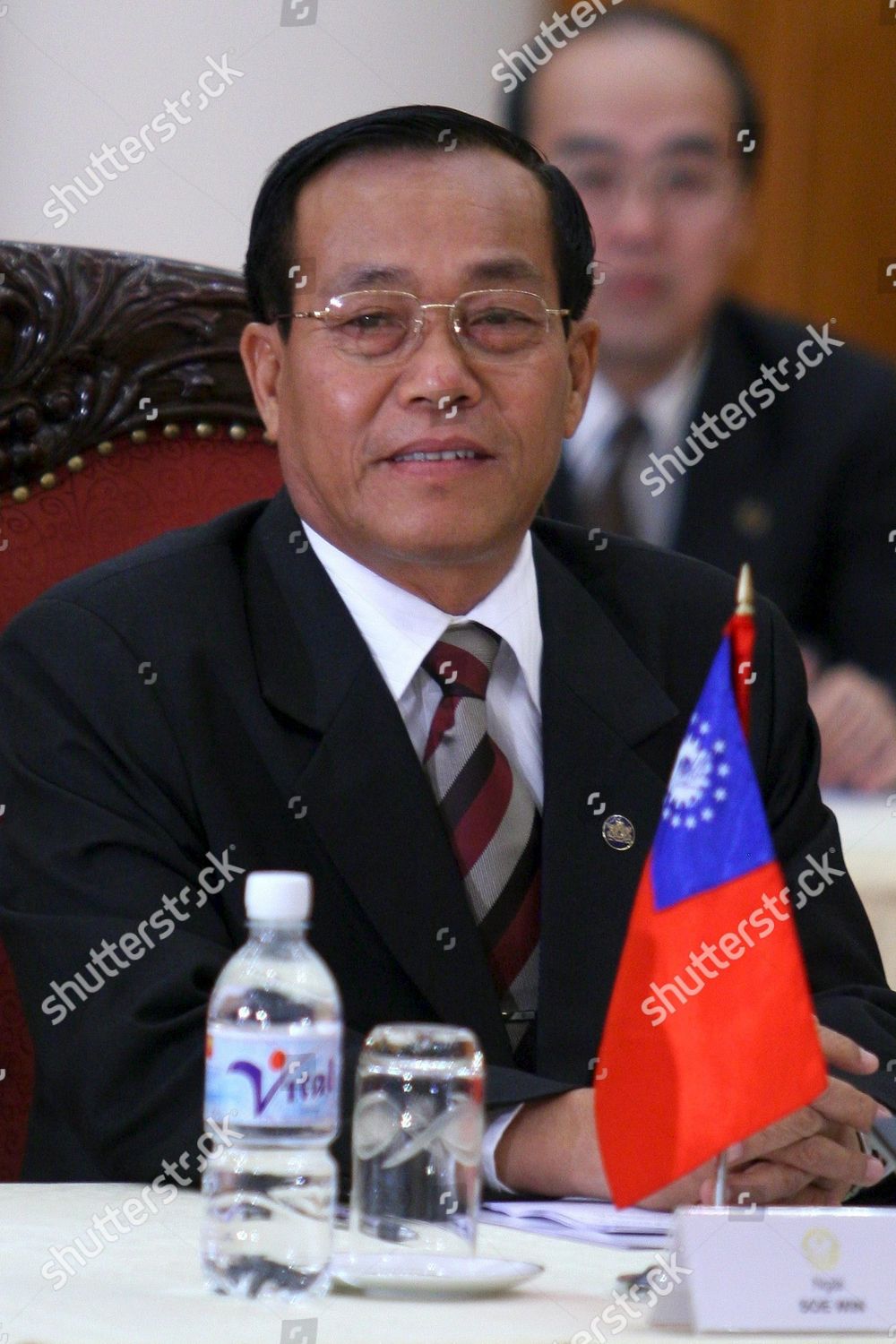 Myanmar Prime Minister Soe Win Meets Editorial Stock Photo - Stock ...
