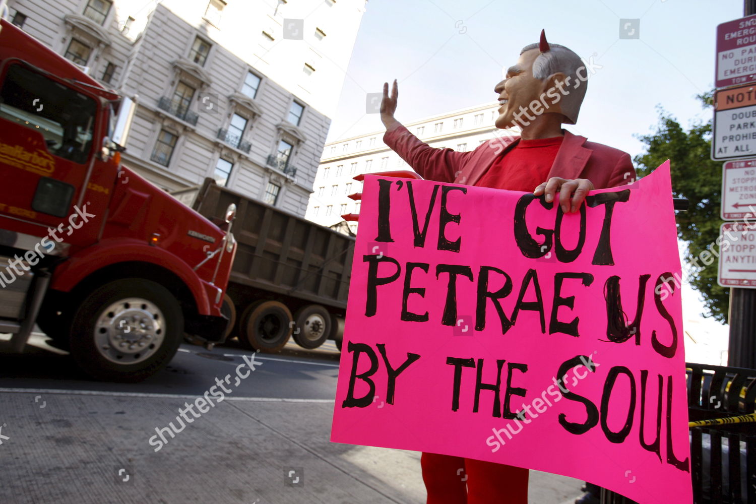 Member Code Pink Protests Outside National Editorial Stock Photo ...