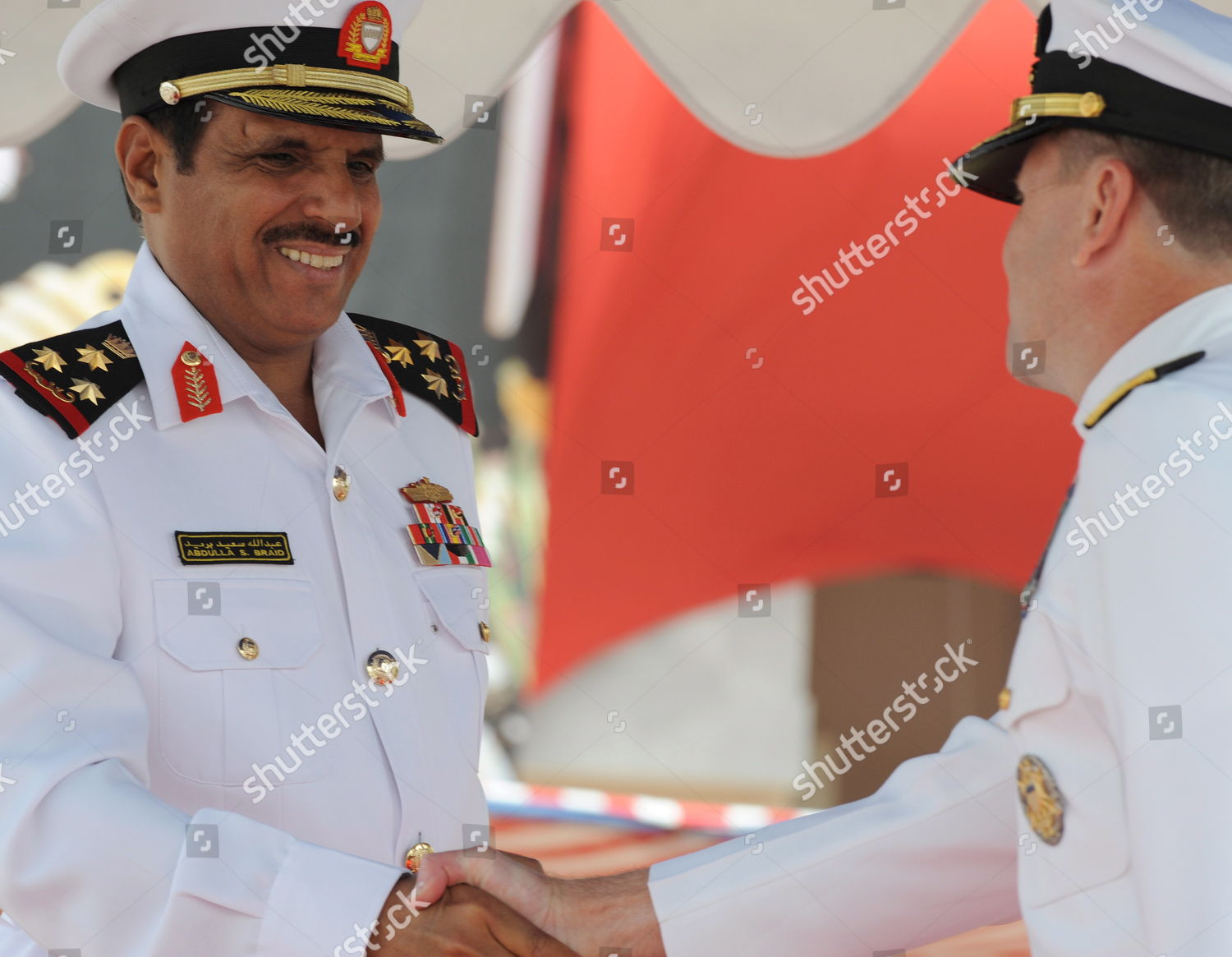 Bahrain Royal Navy Brigadier General Abdulla Editorial Stock Photo ...