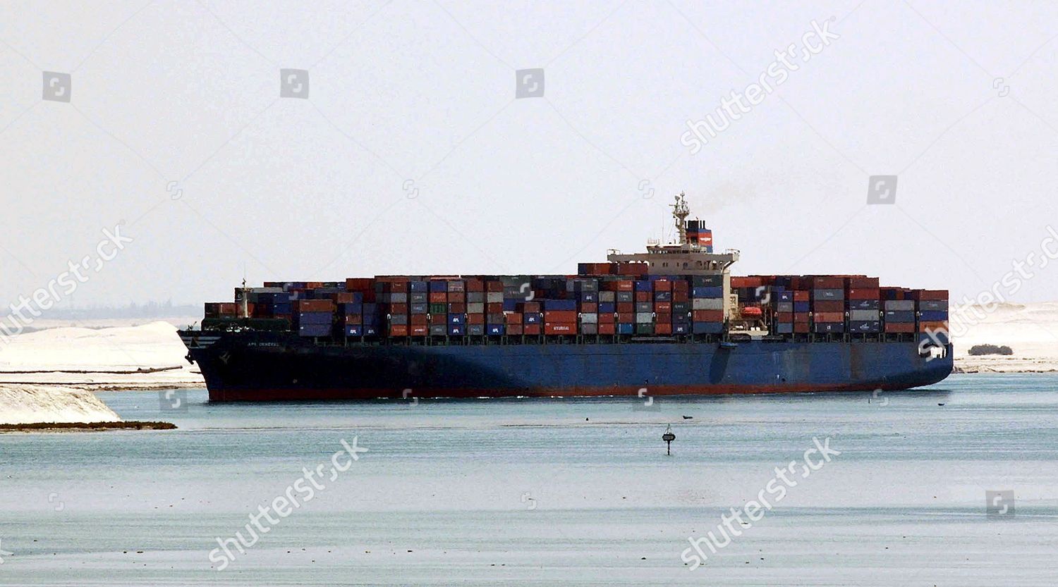 American President Lines Container Ship Crosses Editorial Stock Photo ...