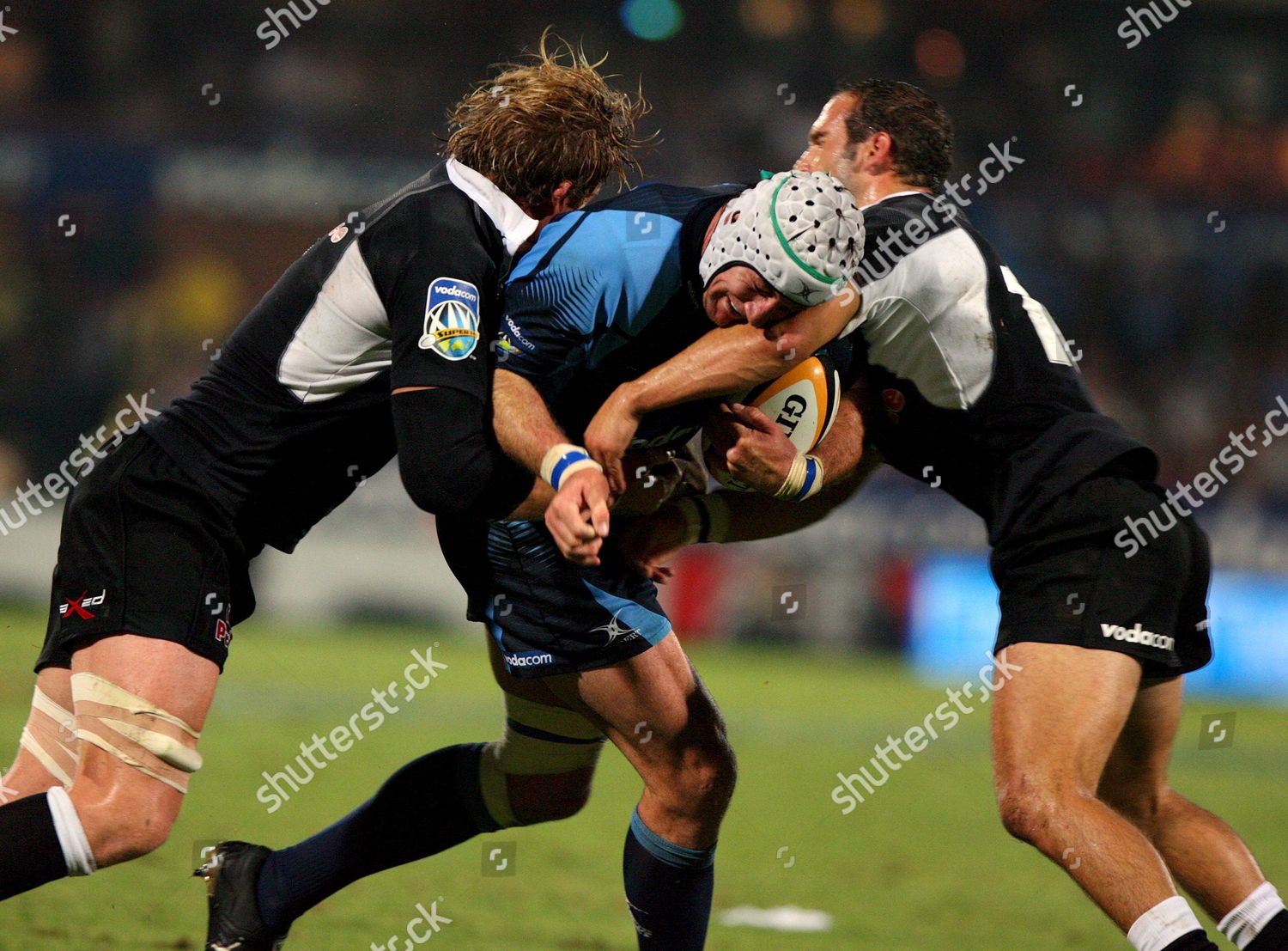Wikus Van Heerden C Bulls Tackled Editorial Stock Photo - Stock Image ...