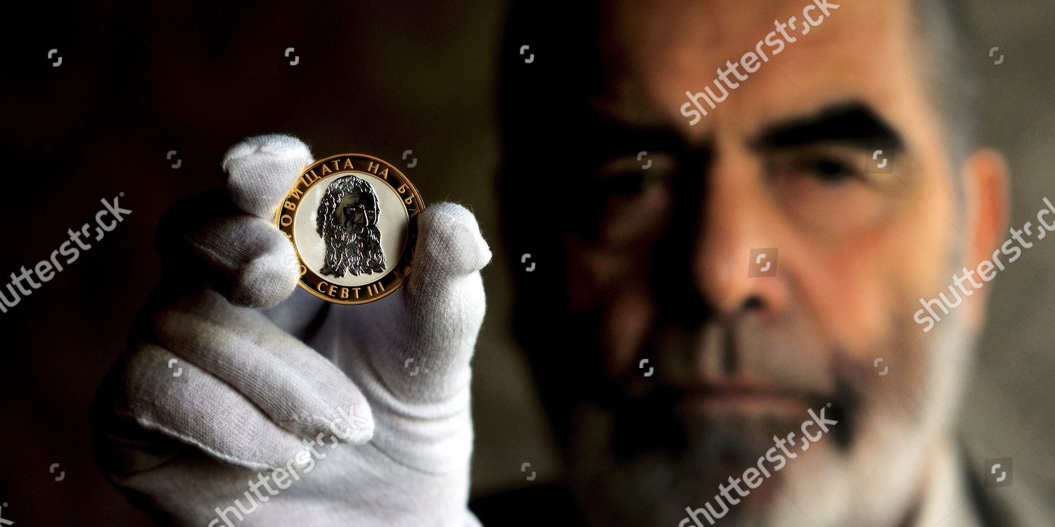 Bulgarian Archaeologist Georgi Kitov Shows New Editorial Stock Photo ...