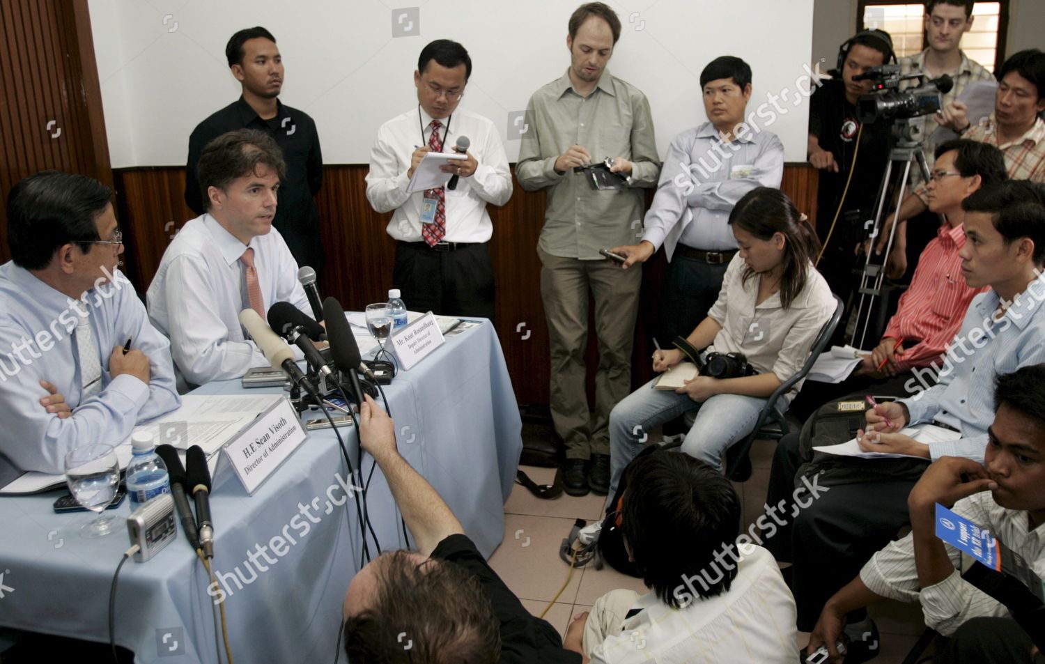 Cambodian Sean Visoth L Director Administration Editorial Stock Photo ...