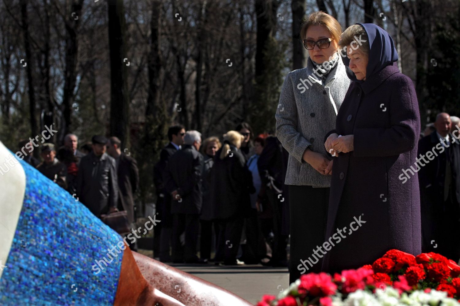Naina Yeltsina R Widow First Russian Editorial Stock Photo - Stock ...