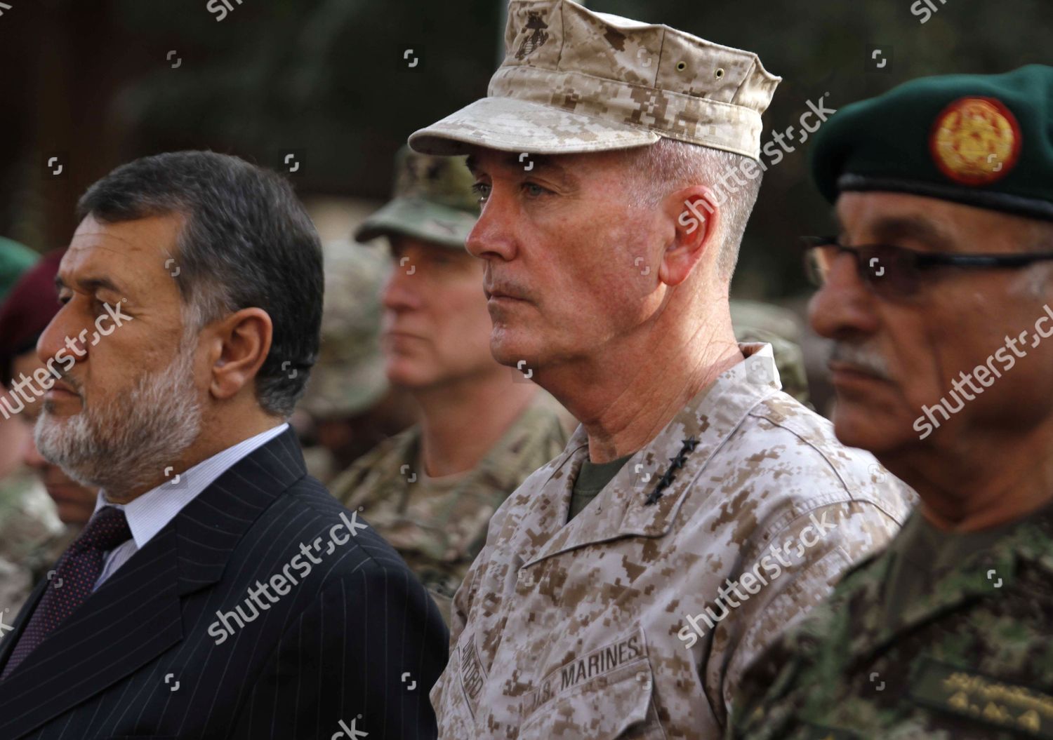 Afghan National Army Lieutenant General Sher Editorial Stock Photo ...