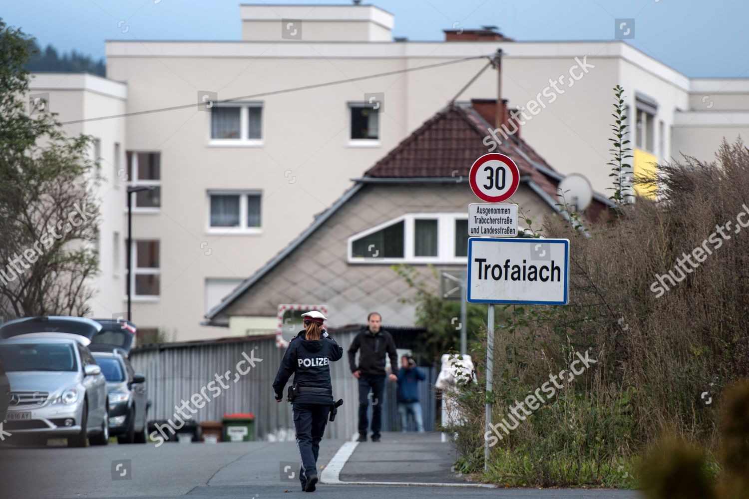 Austrian Police Officer Front Crime Scene Editorial Stock Photo - Stock ...