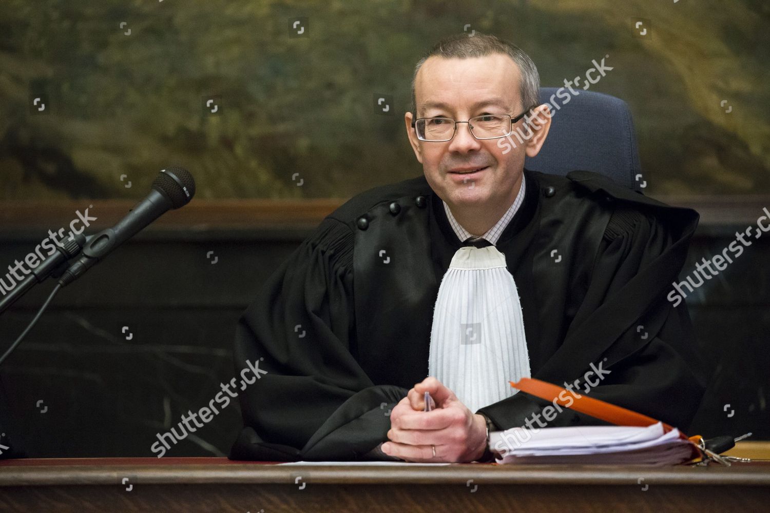 Presiding Judge Pierre Hendrickx Awaits Start Editorial Stock Photo ...