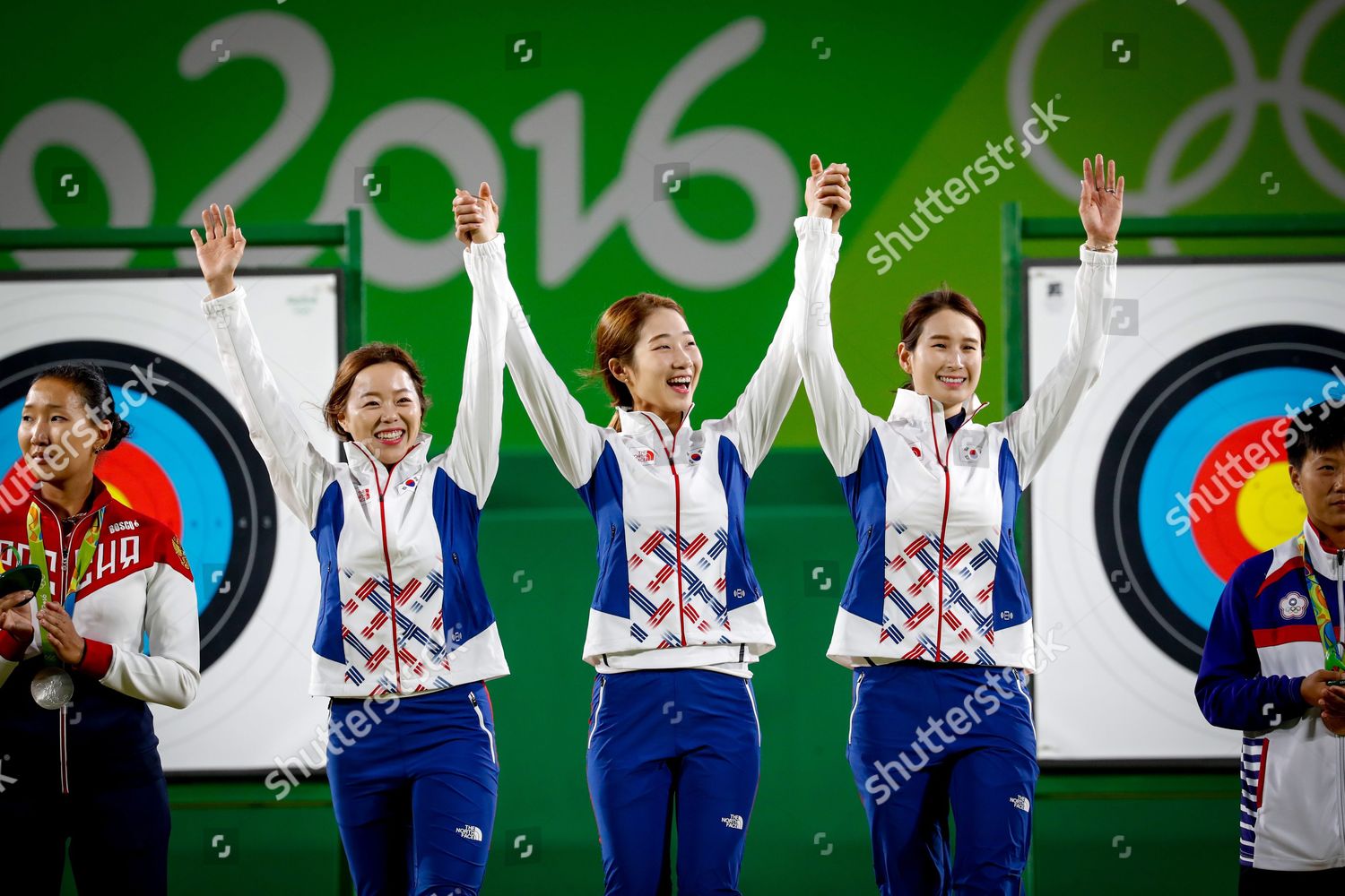 Koreas Chang Hyejin Lr Choi Misun Editorial Stock Photo - Stock Image ...