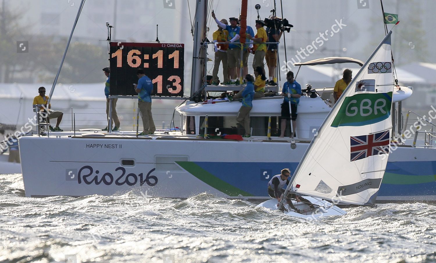 Alison Young Britain Tries Sail Heavy Editorial Stock Photo - Stock ...