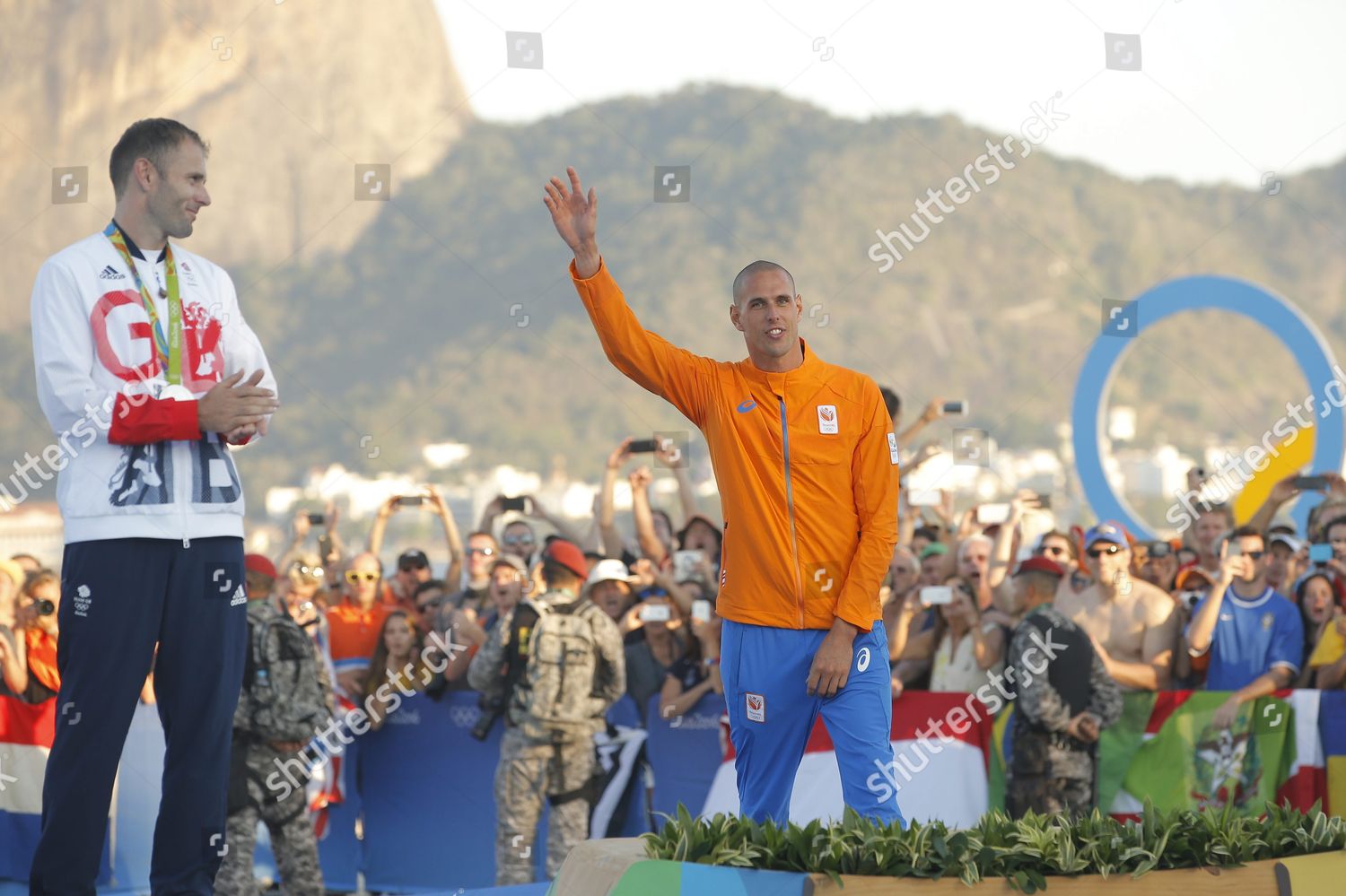 Gold Medalist Dorian Van Rijsselberghe R Editorial Stock Photo - Stock ...