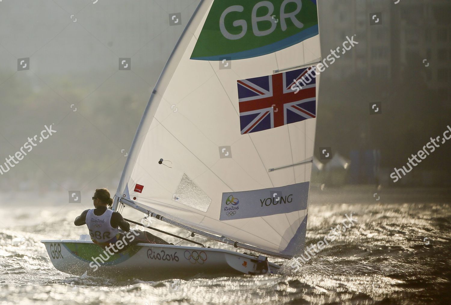 Alison Young Britain Tries Sail Heavy Editorial Stock Photo - Stock ...