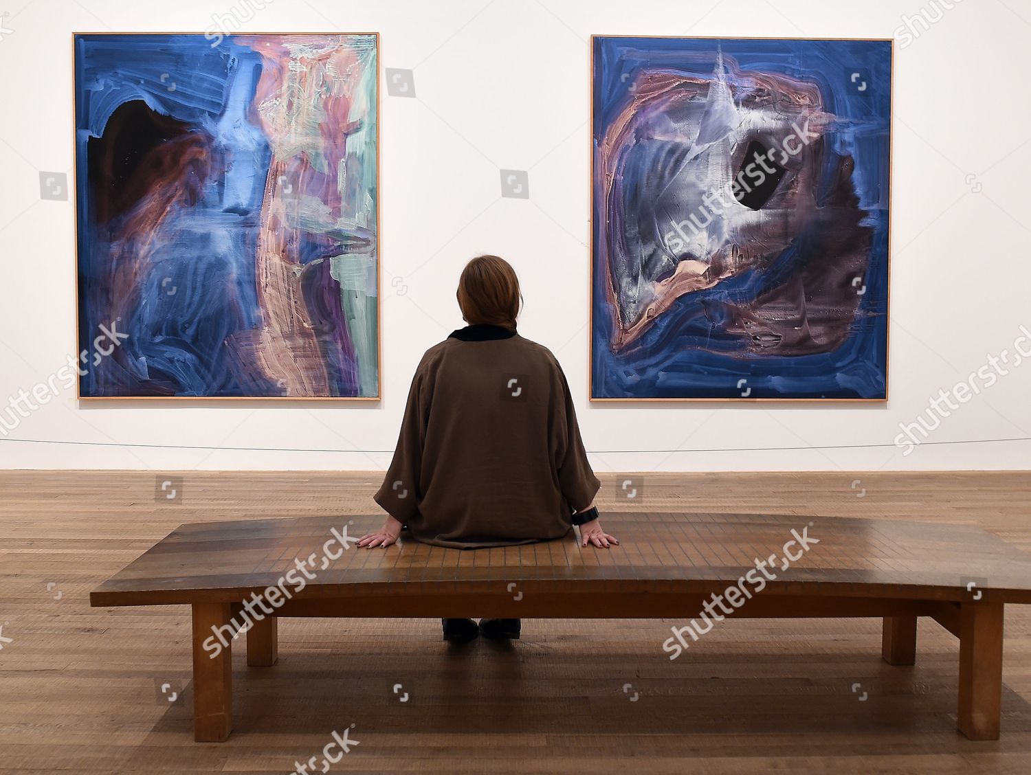 Tate Modern Staff Looks Over German Editorial Stock Photo - Stock Image ...
