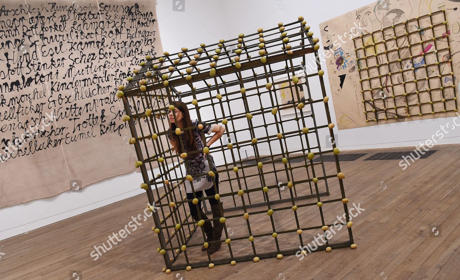 Tate Modern Staff Looks Over German Editorial Stock Photo - Stock Image ...