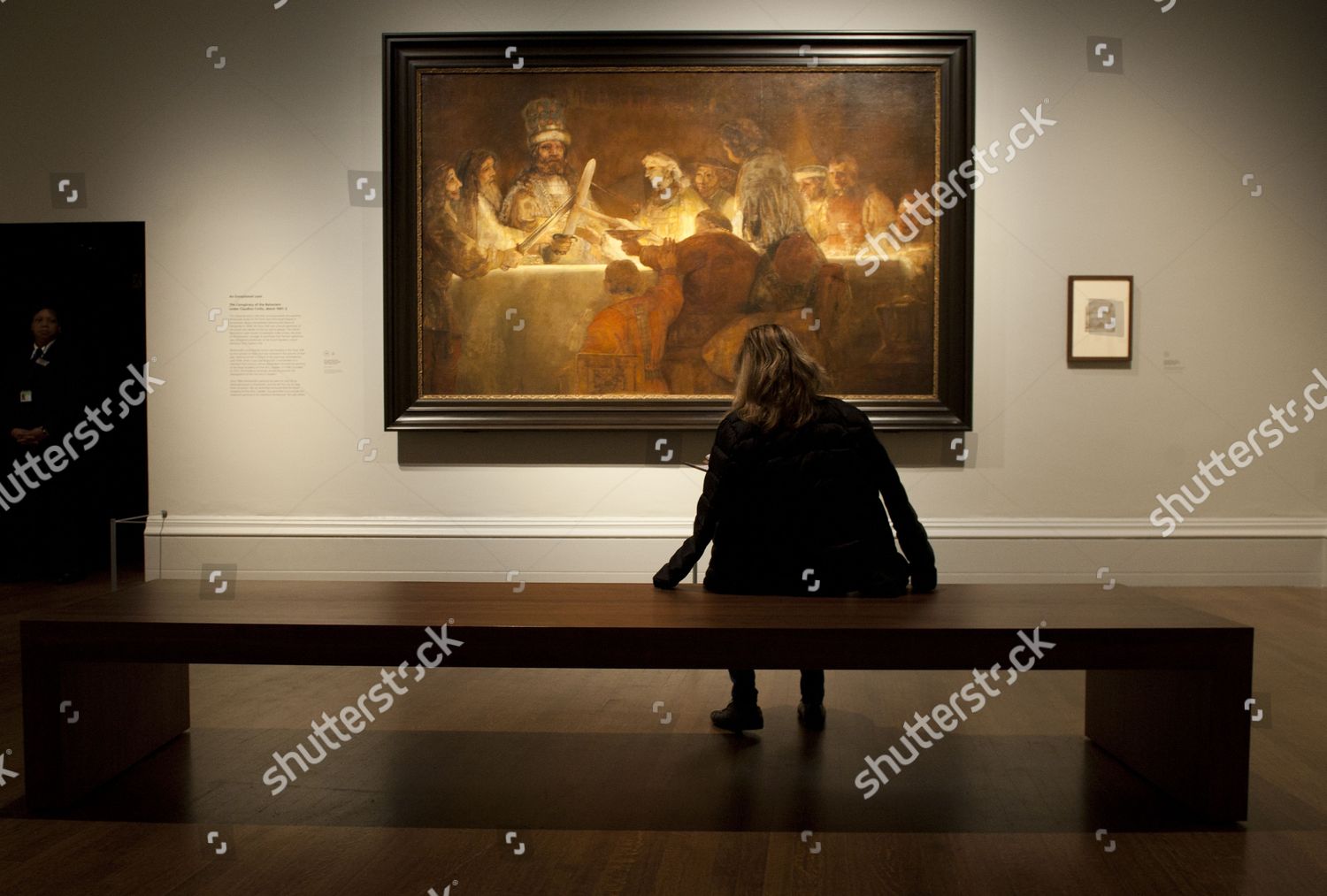 Visitor Looks Painting Conspiracy Claudius Civilis Editorial Stock ...
