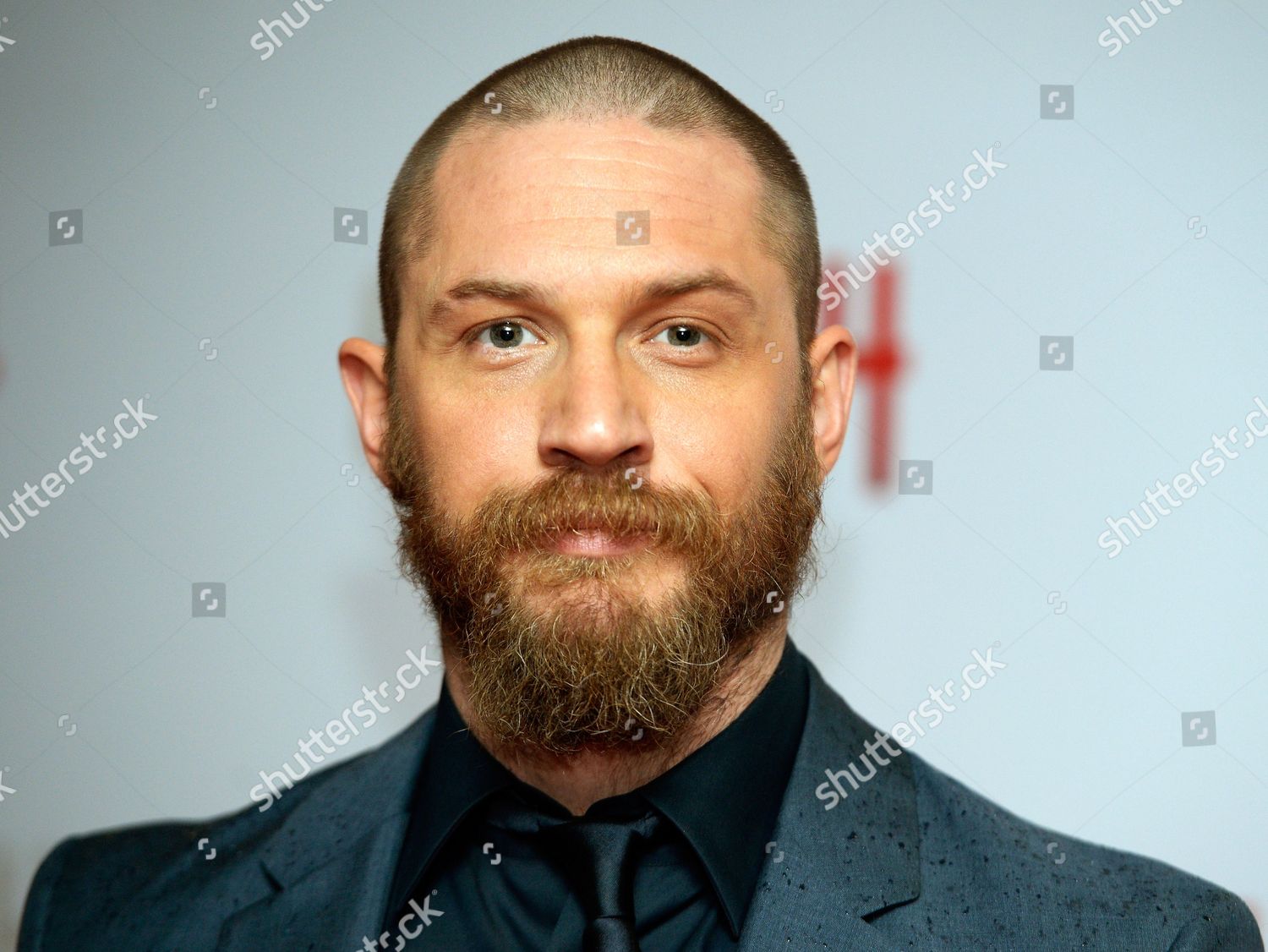 British Actor Tom Hardy Poses Photographers Editorial Stock Photo ...